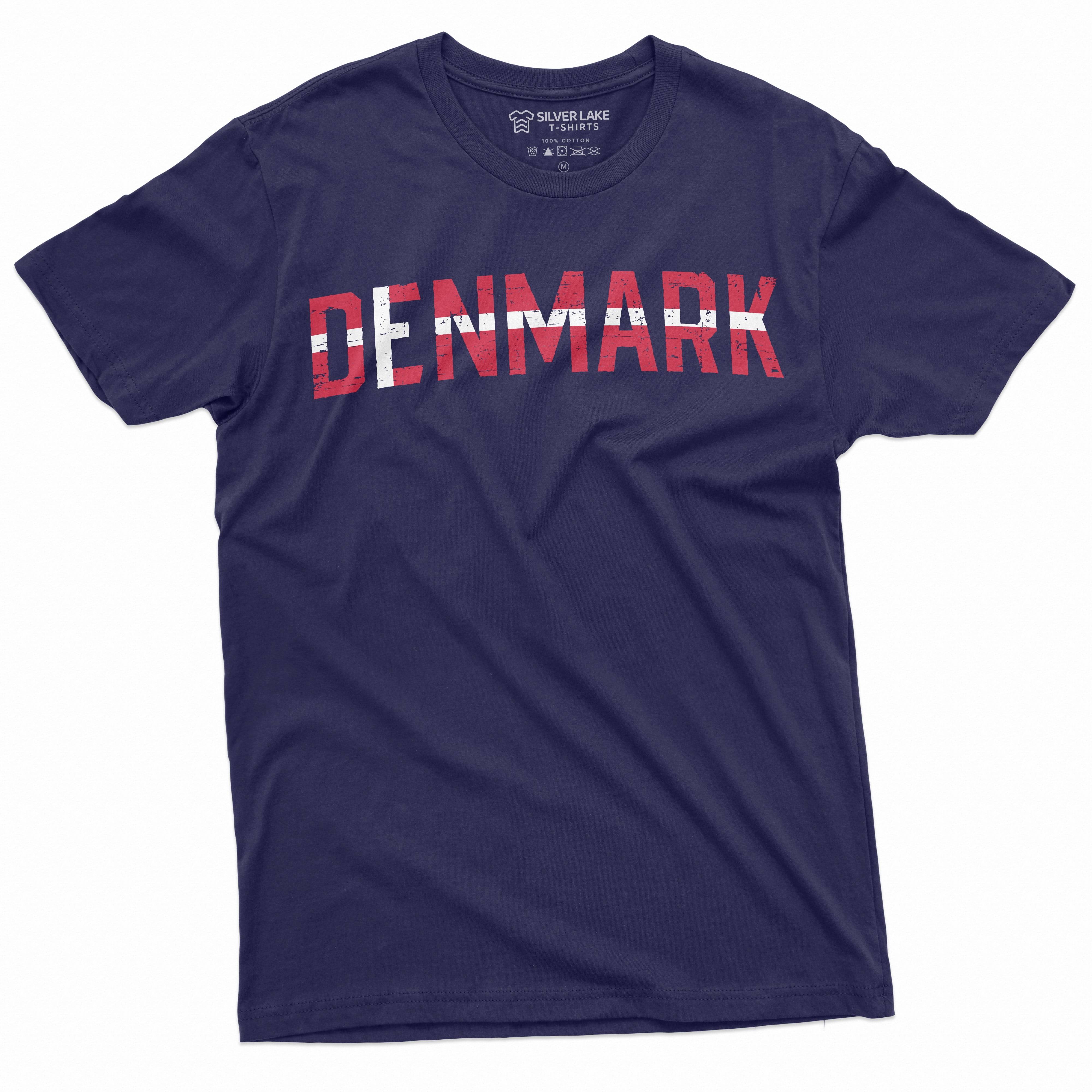 Denmark T-Shirt Danmark Patriotic National Day Flag Coat Of Arms Mens T ...