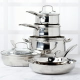 Denmark Tools for Cooks 10-piece Stainless Steel Cookware Set - Walmart.com