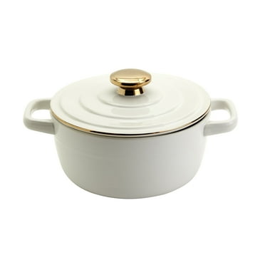 Denmark Tools for Cooks 3.2 Quart Speckled White Oval Casserole Pan ...