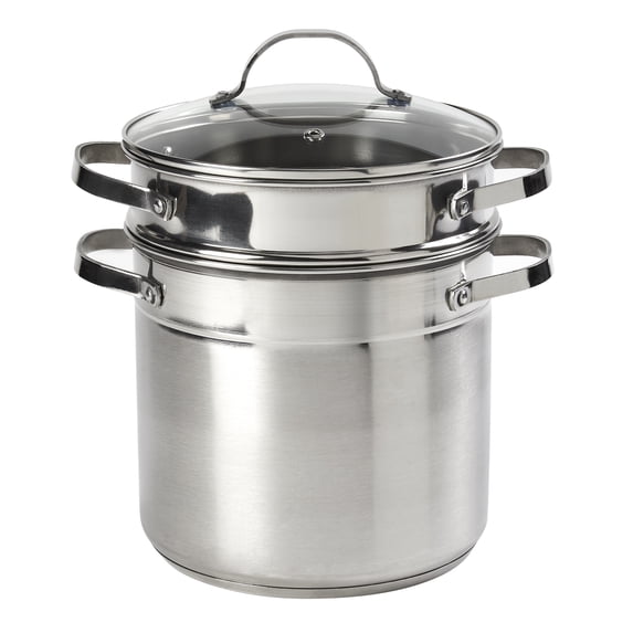 Denmark Tools for Cooks 3 Piece Stainless Steel Multi Cooker Stock Pot ...
