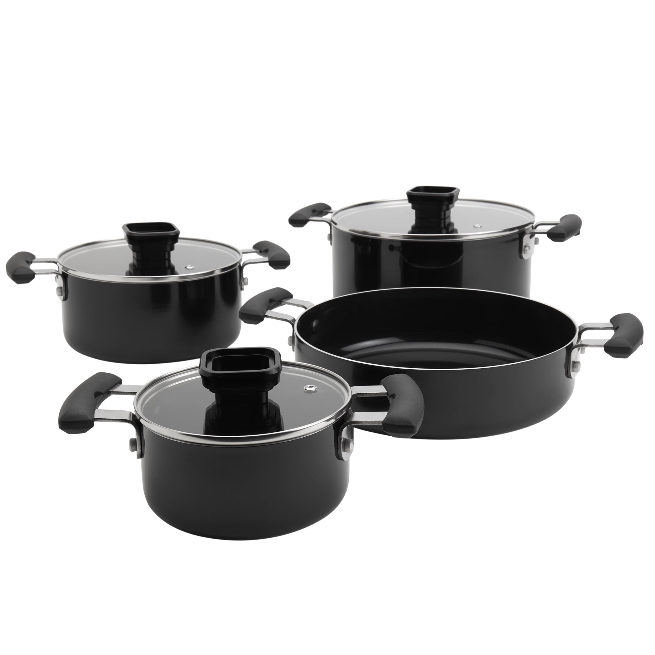 Denmark Tools for Cooks 7 Piece Ceramic Nonstick Aluminum Nesting ...