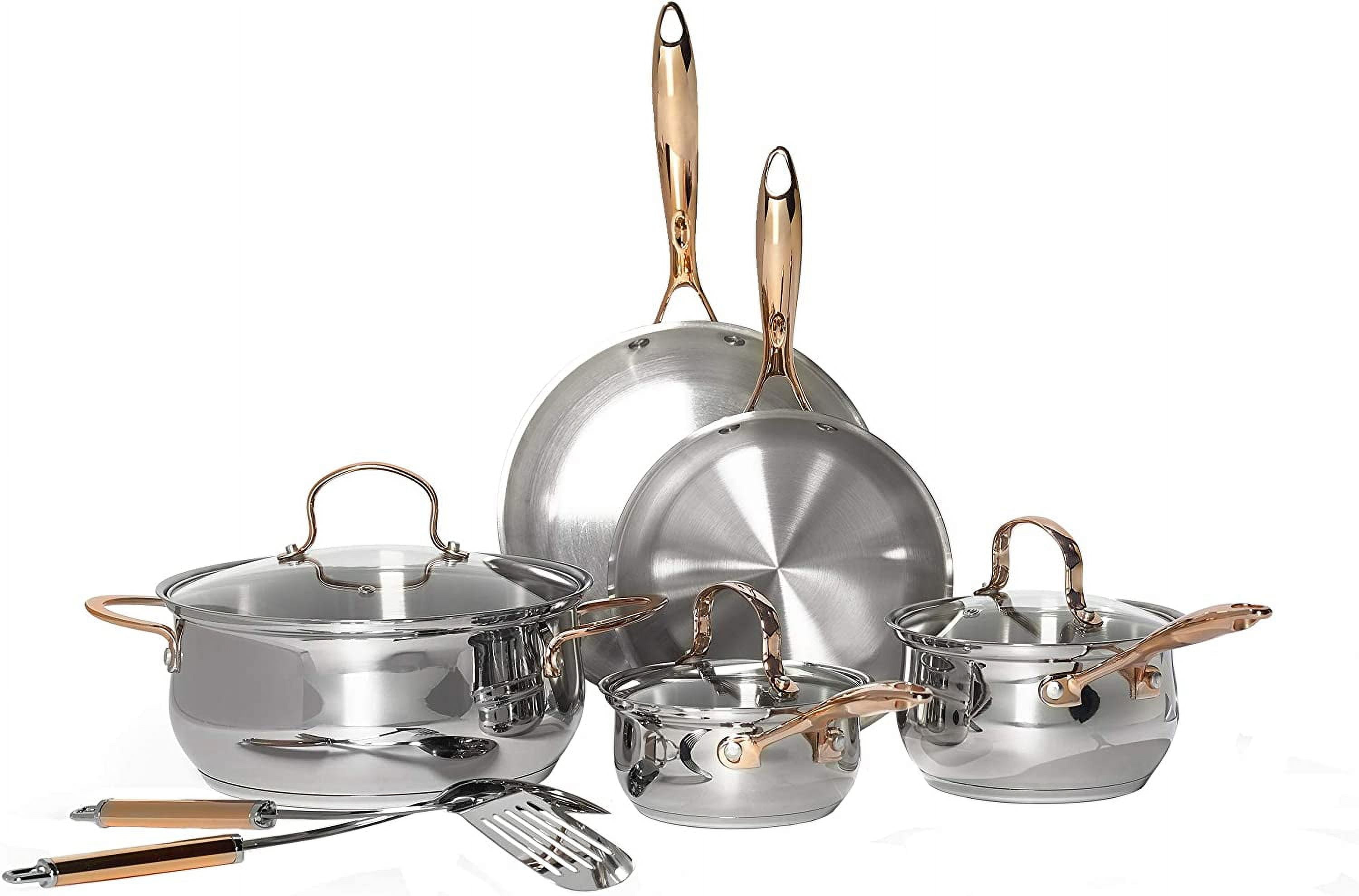 Denmark Tools for Cooks Celebrations Cookware Collection 10 Piece Heavy ...