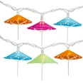 Dennis East Colorful Drink Umbrella Novelty String Lights - 6.5 ft White Wire - 10ct - Walmart.com