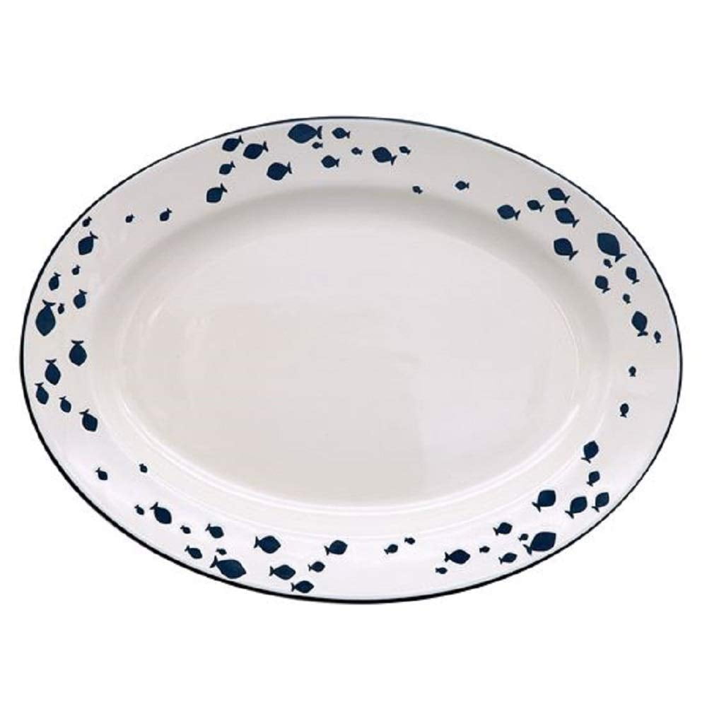 DEI Ceramic Serving Fish School Platter - Walmart.com