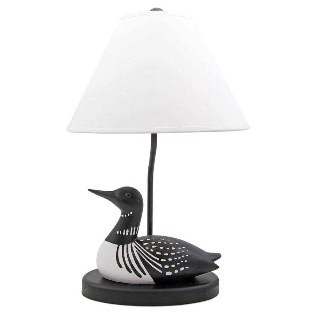 Dennis East 12102-1 Light 18" Loon Table Lamp with Shade (Loon Lamp ...
