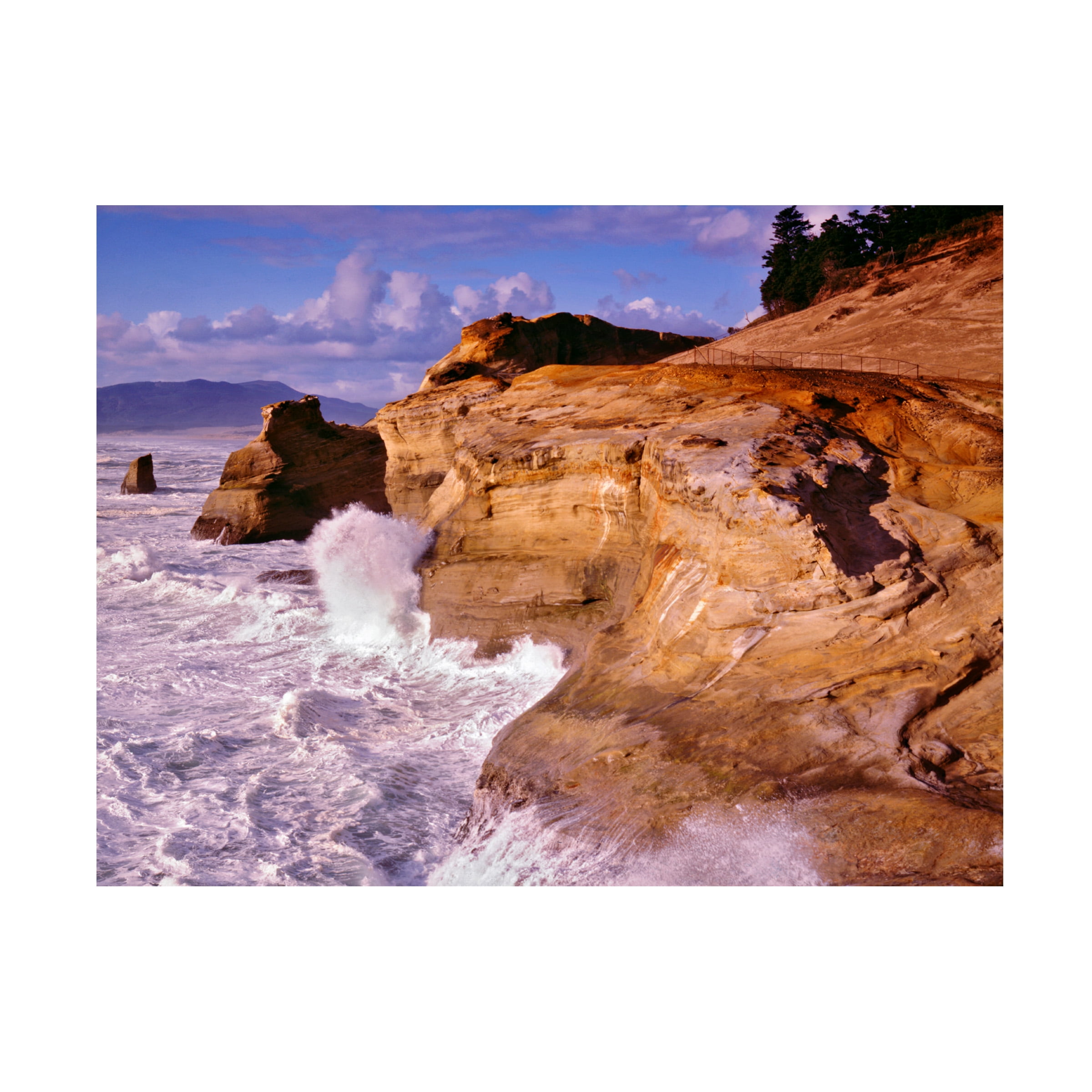 Dennis Frates 'Cliffs 3' Canvas Art - Walmart.com