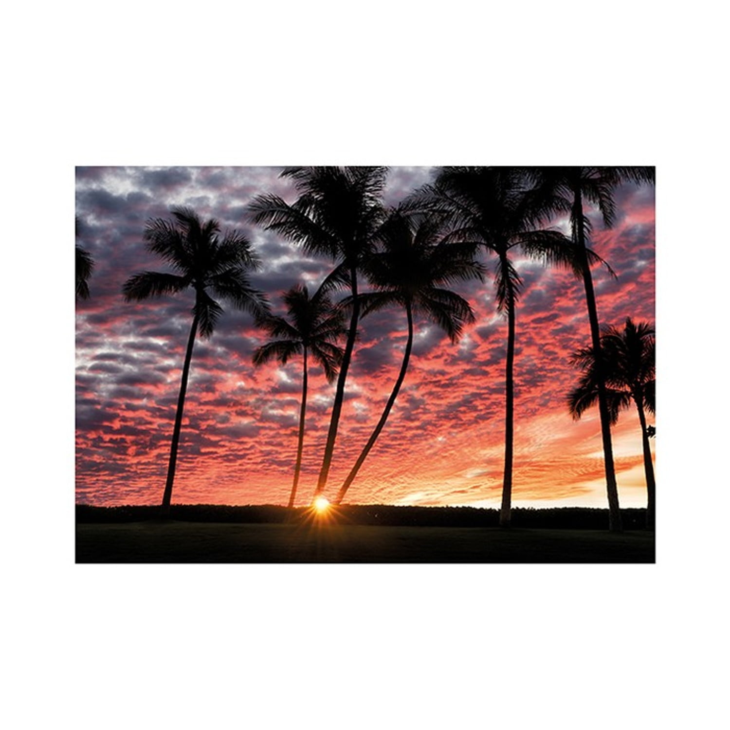 Dennis Frates Hawaiian Sunset Print - Walmart.com