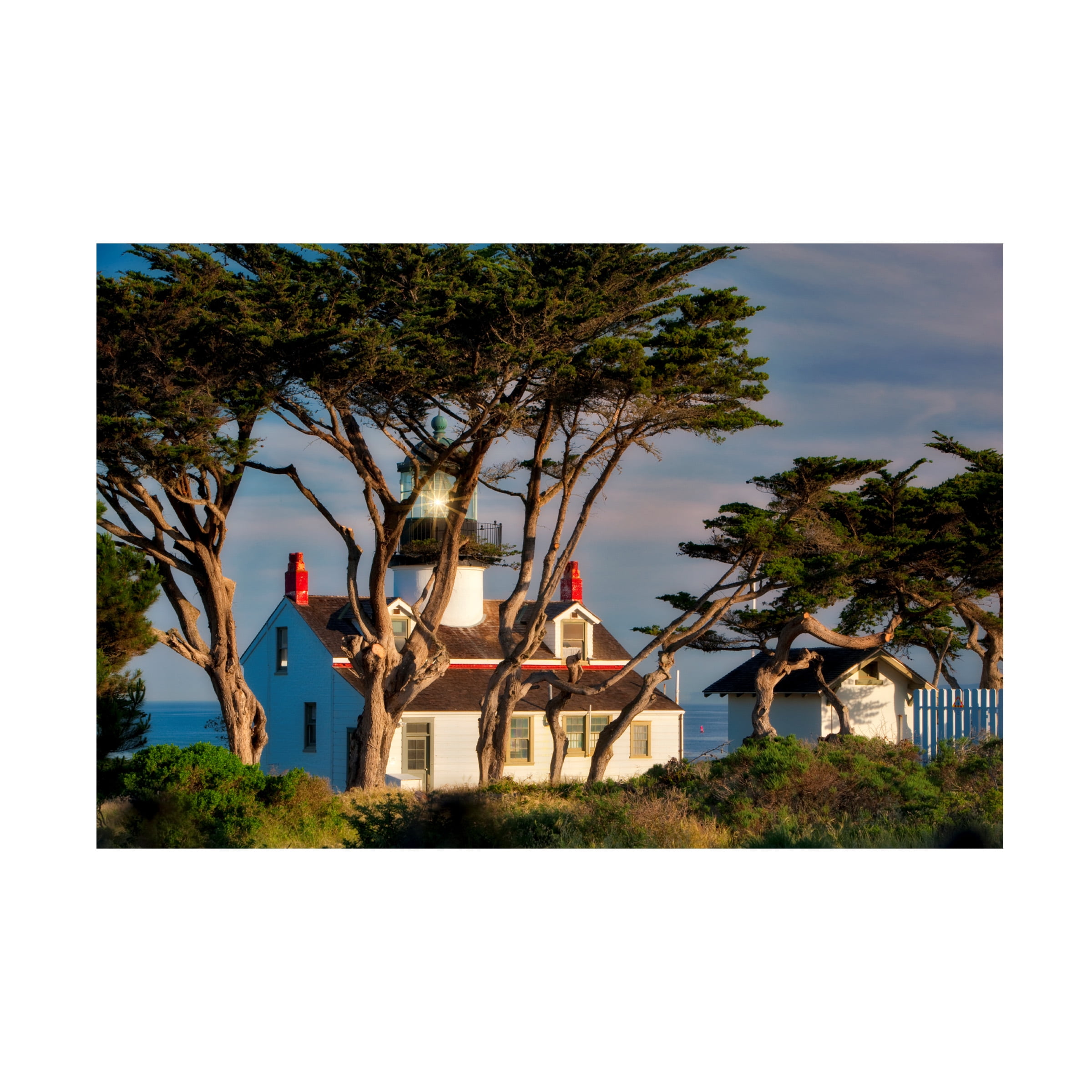 Dennis Frates 'Lighthouse 9' Canvas Art - Walmart.com