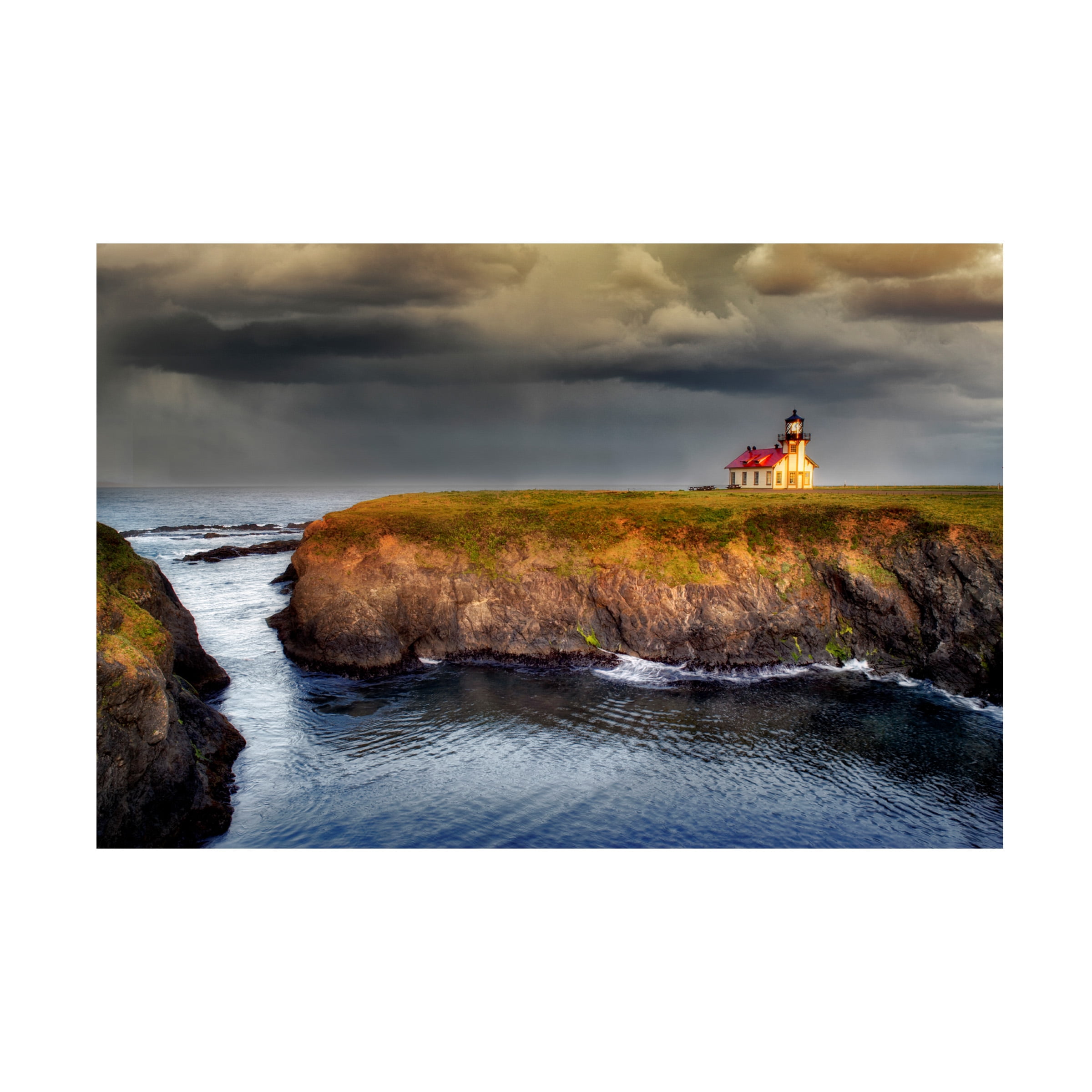 Dennis Frates 'Lighthouse' Canvas Art - Walmart.com