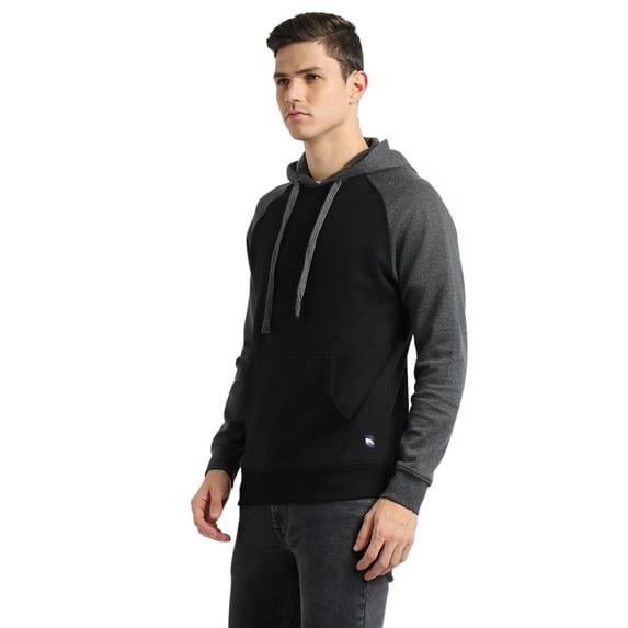 Dennis Lingo Black Colourblock Na Sweatshirt (Dlmssw23022_Bk_M ...