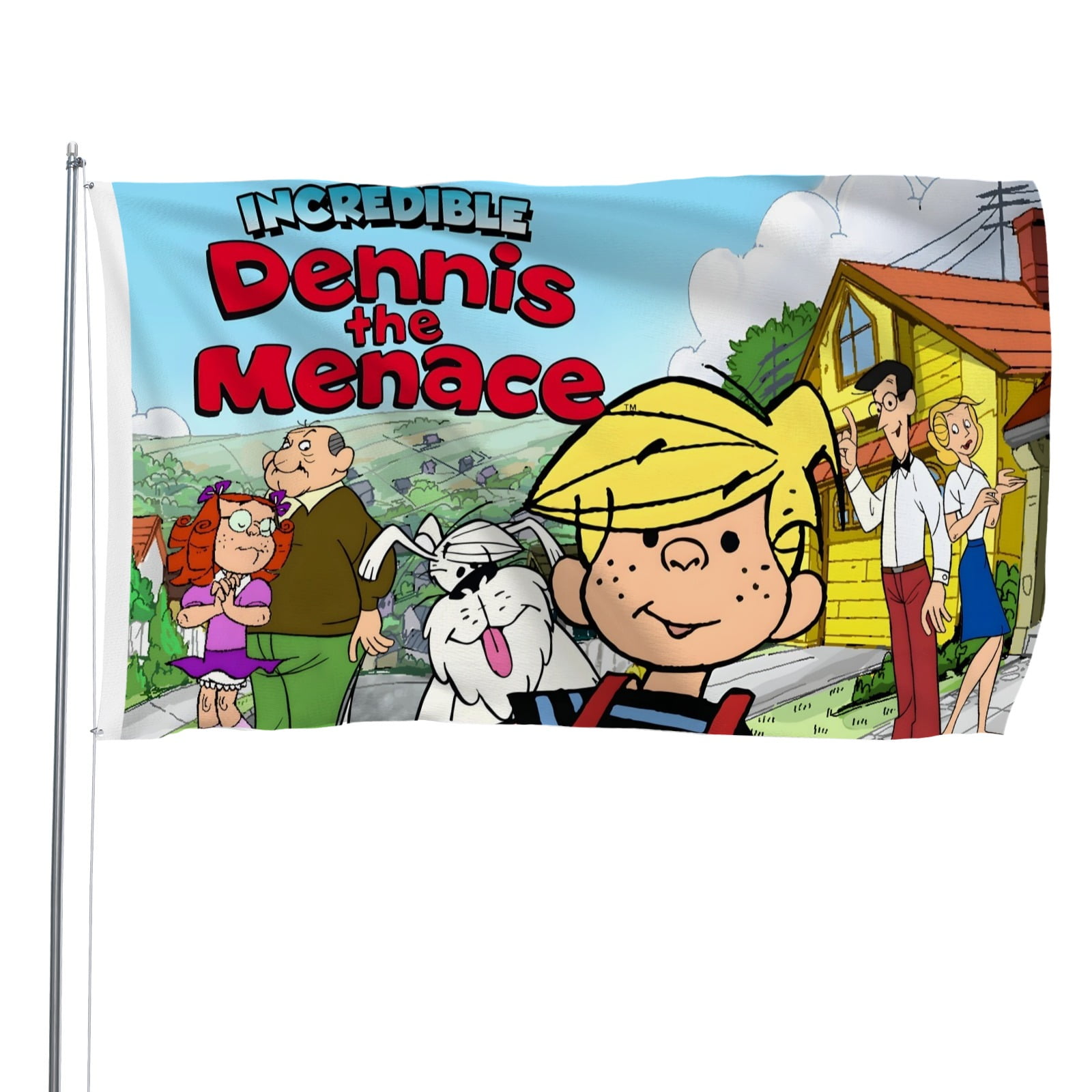 Dennis the Menace-themed Printed Flag Perfect gift for fans, friends ...