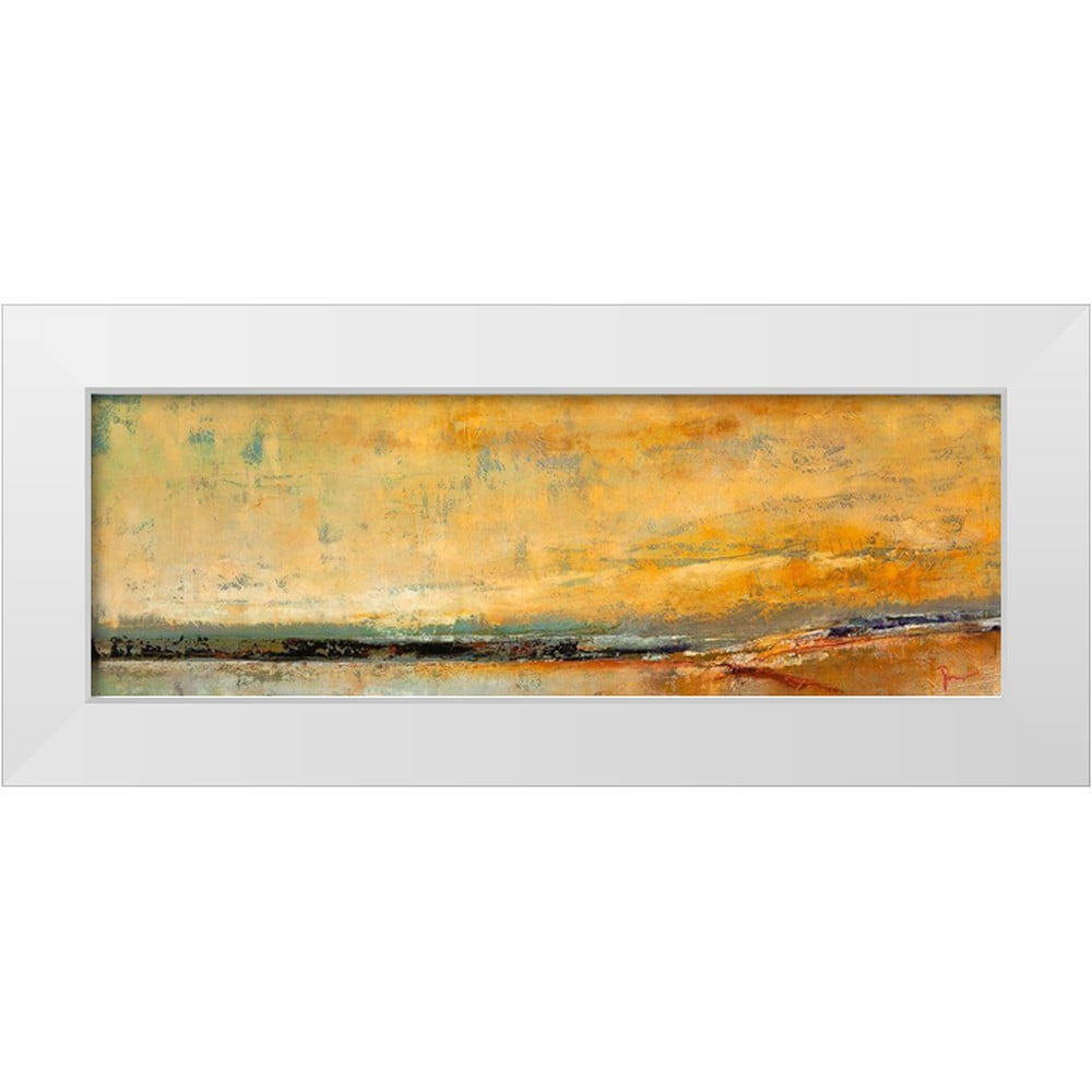 Dennis, Patrick 18x9 White Modern Wood Framed Museum Art Print Titled ...