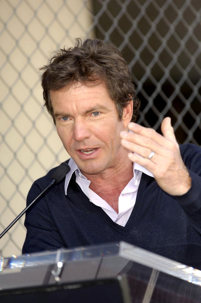 Dennis Quaid At The Induction Ceremony For Star On The Hollywood Walk ...