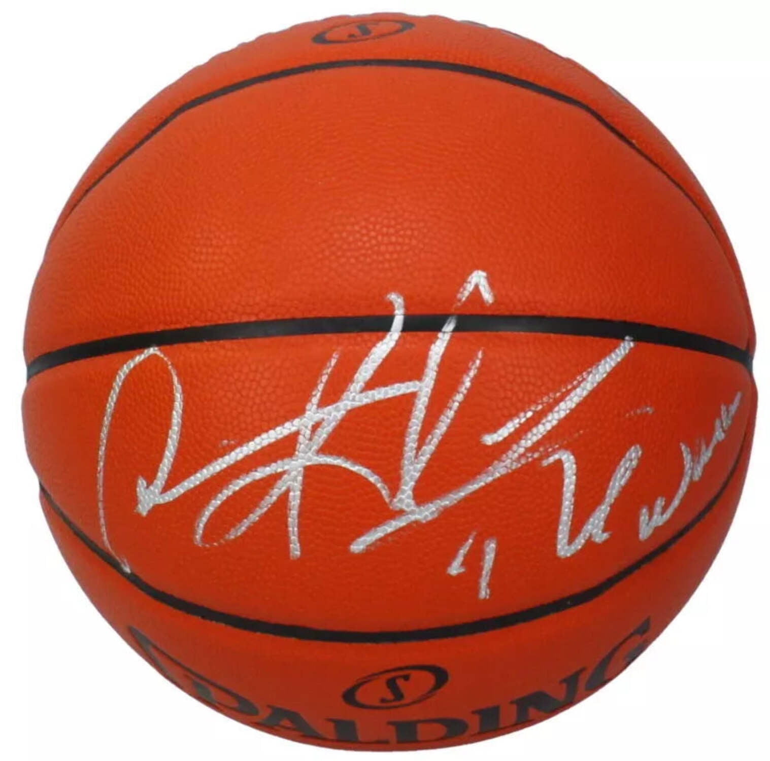 Dennis Rodman Autographed/Inscribed "THE WORM" Spalding NBA Game Ball ...