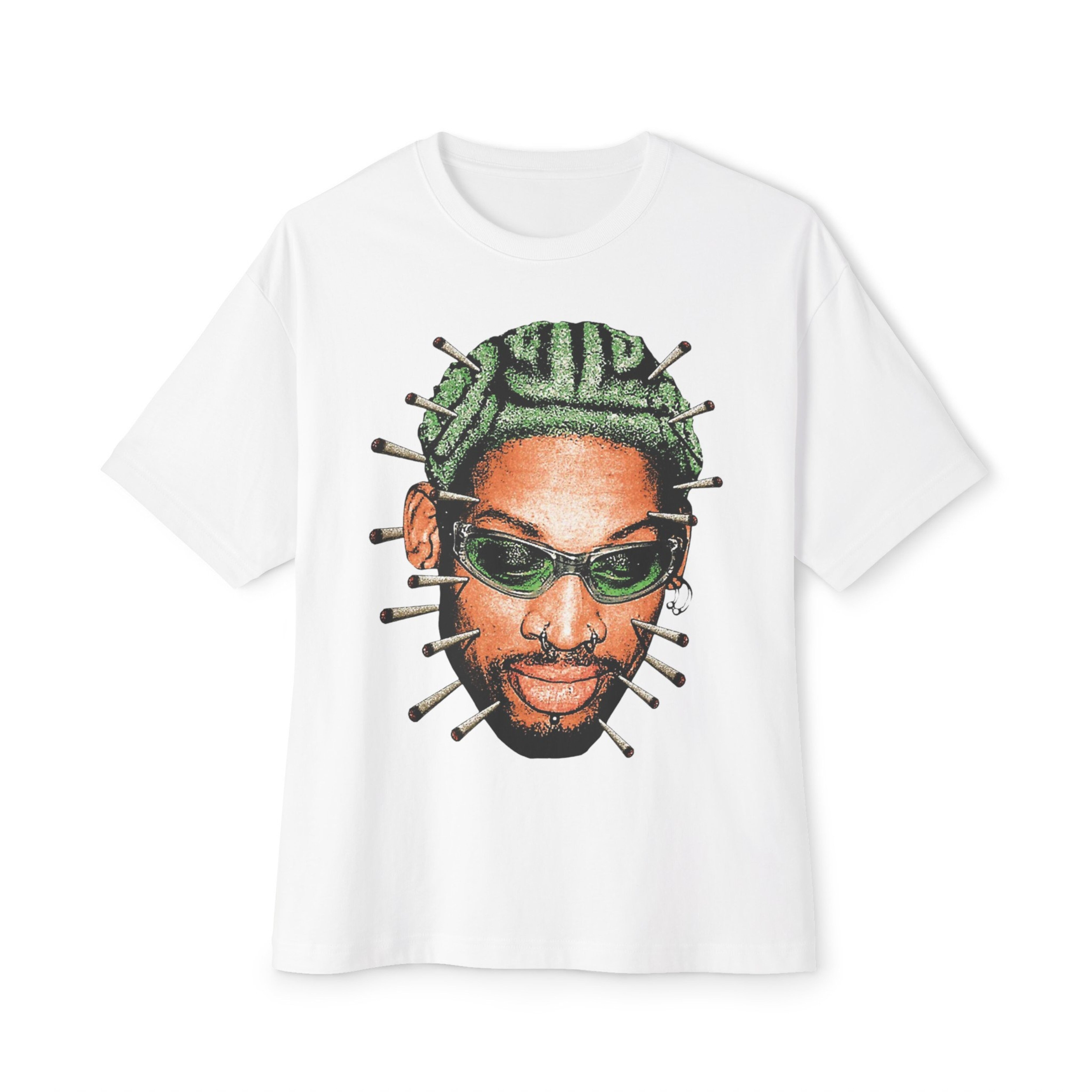 Dennis Rodman Joint Face Tee, Vintage Rap Tee, Merch T Shirt, Oversized ...