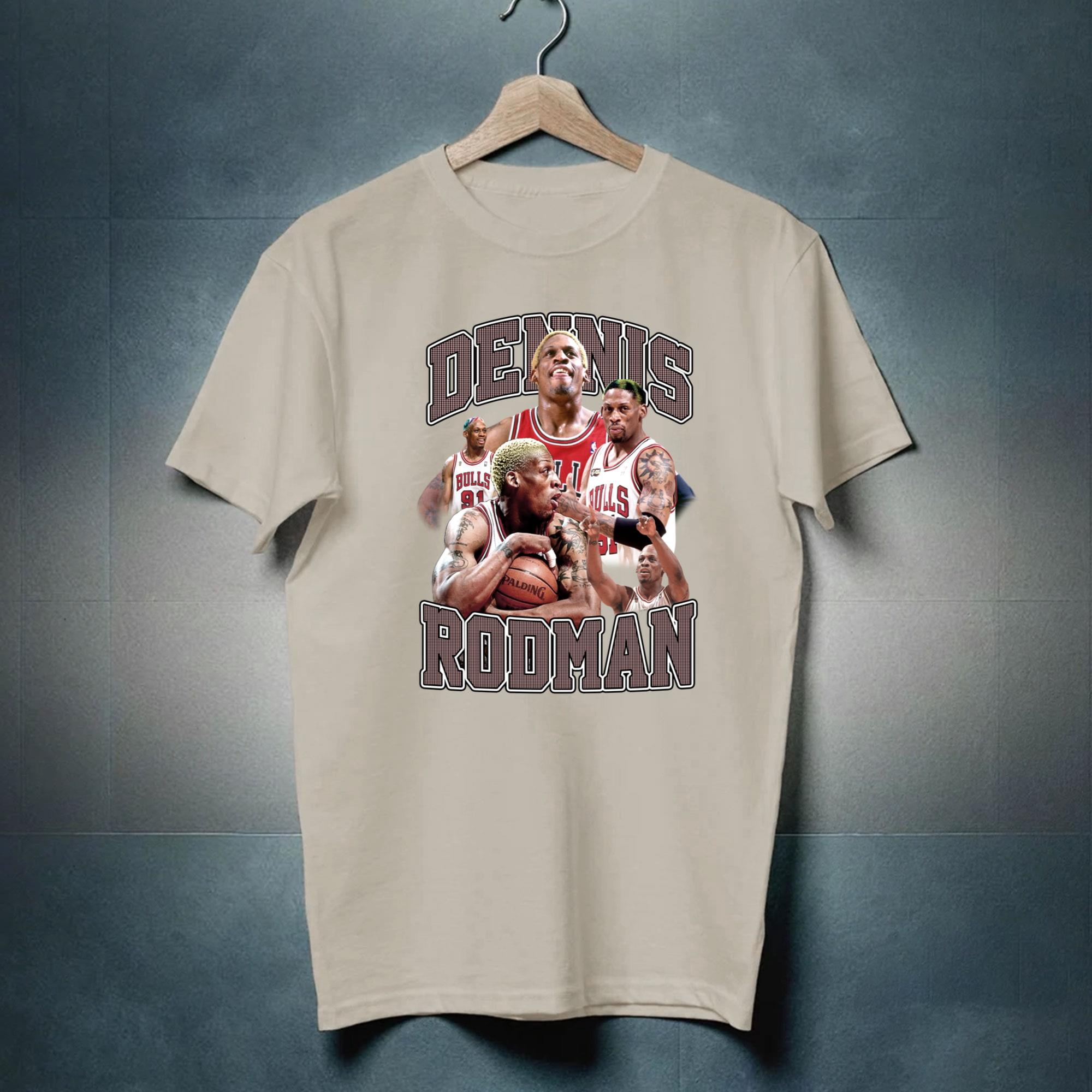 Dennis Rodman Retro Basketball Graphic T-shirt S-XXL-TH29550 - Walmart.com