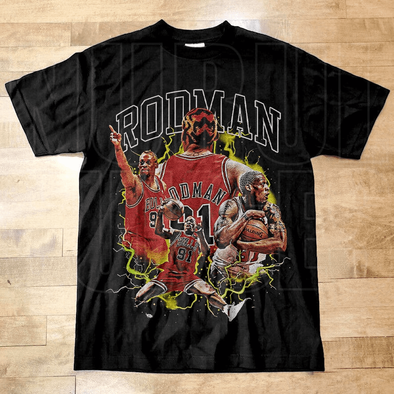 Dennis Rodman Shirt, Basketball shirt, Classic 90s Graphic Dennis Rodman Shirt, Basketball shirt, Classic 90s Graphic