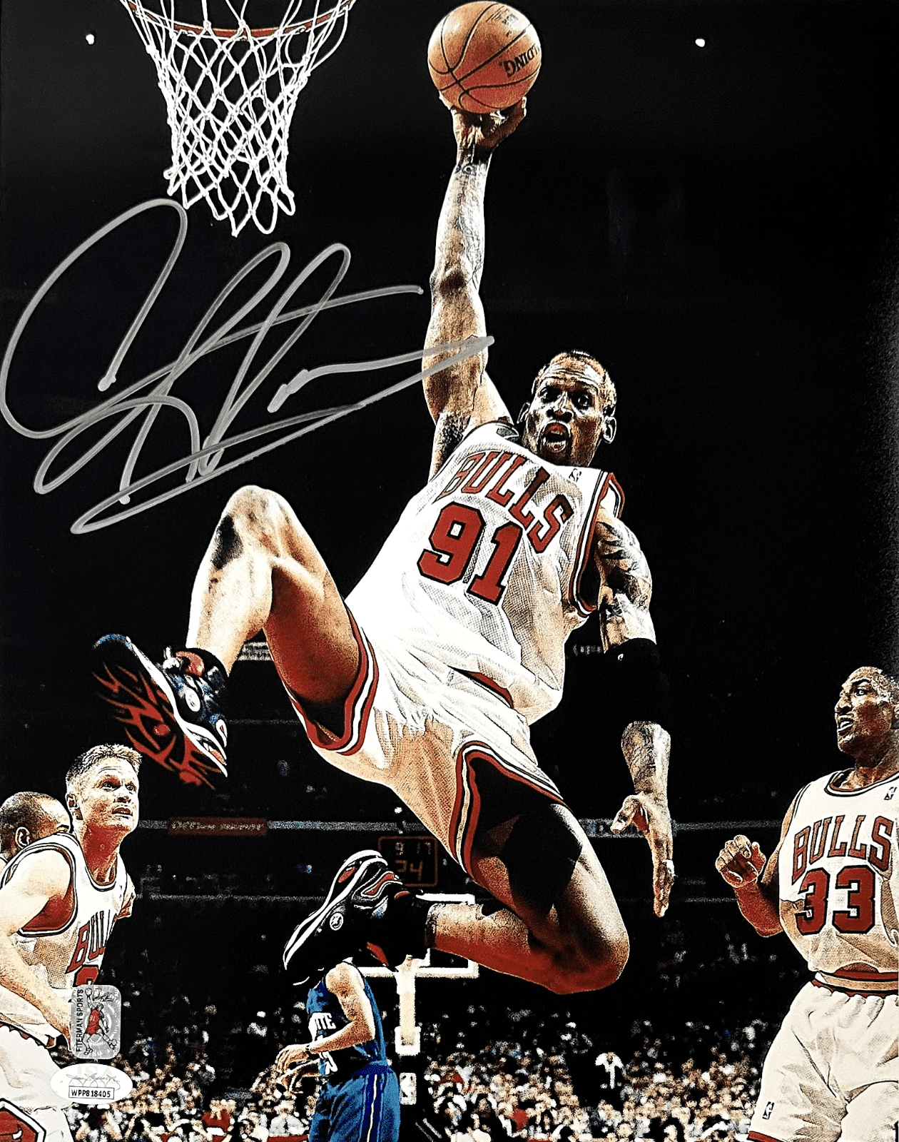 Dennis Rodman Signed Autographed 11x14 Photo JSA Authentic Chicago ...