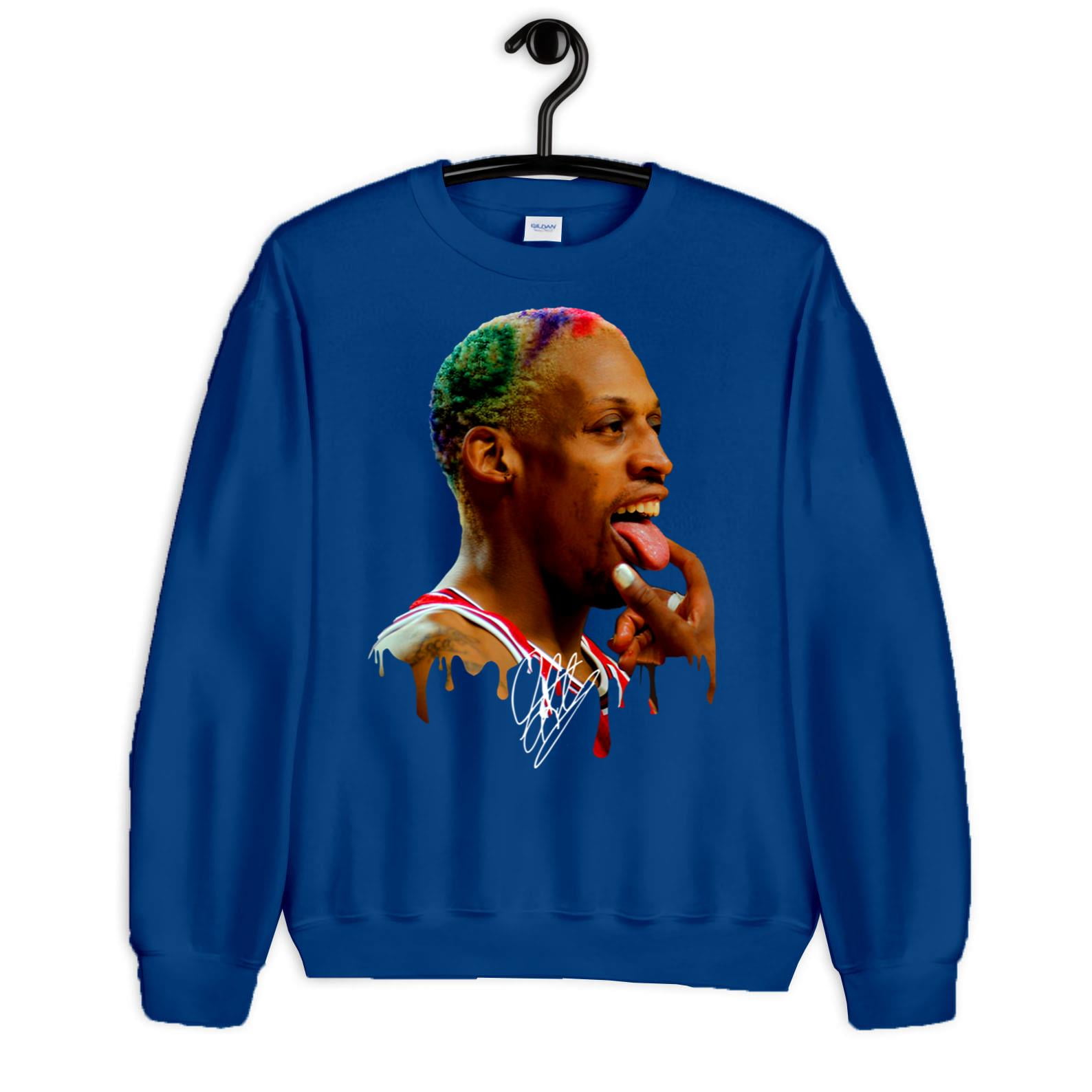 Dennis Rodman Tongue Out Rodzilla Hollywood 90's Vintage Design T-Shirt ...