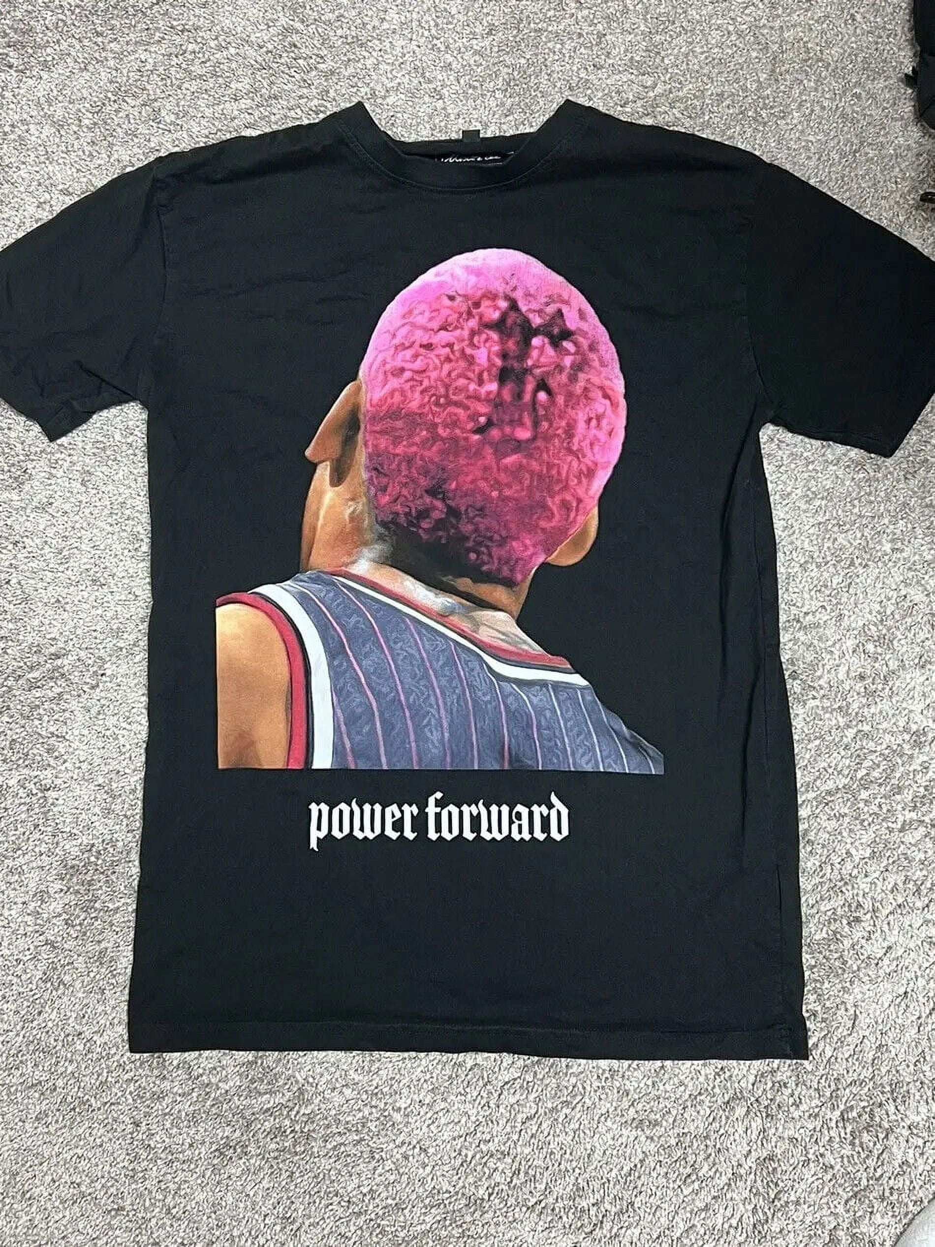 Dennis Rodman retro vintage graphic short sleeve black shirt men women ...