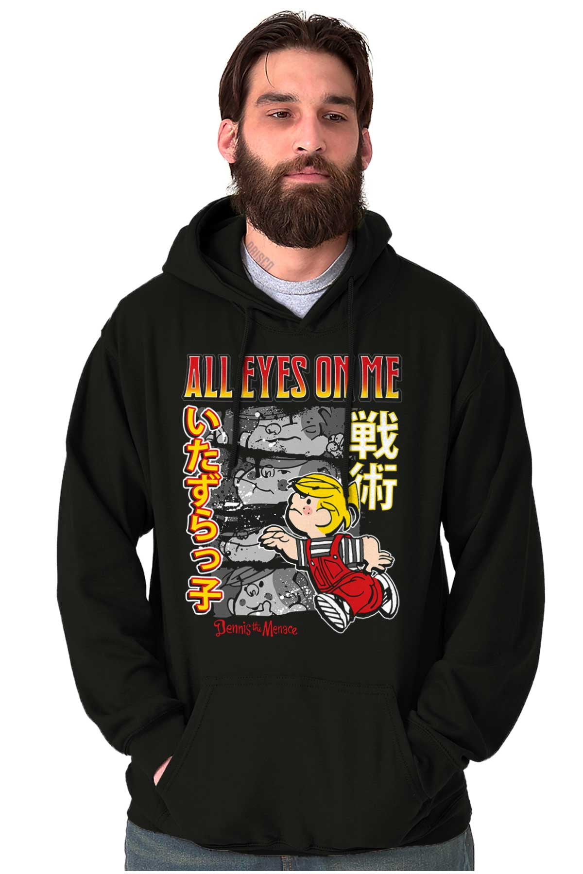 Dennis The Menace Kanji Eyes On Me Hoodie Sweatshirt Women Men Brisco ...