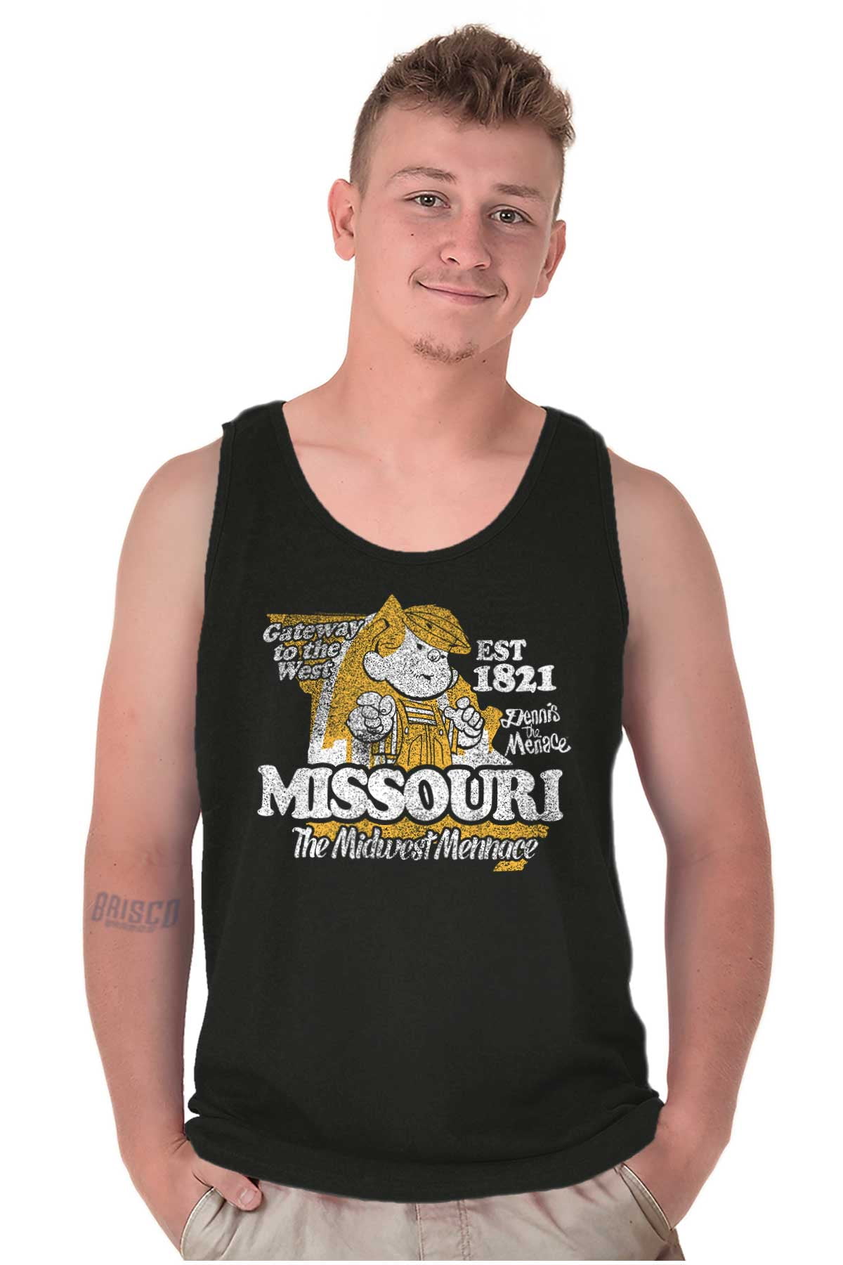Dennis The Menace Missouri State Tank Top T Shirts Men Women Brisco ...