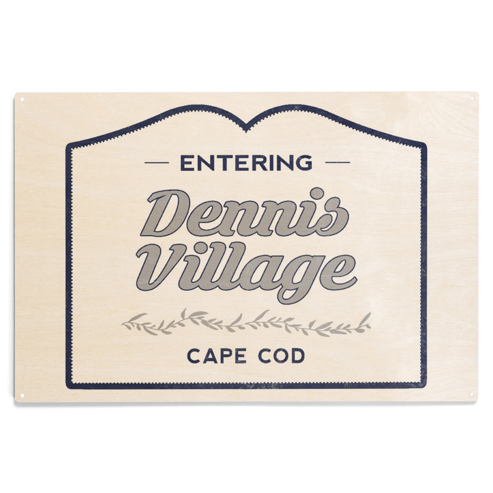 Dennis Village, Cape Cod, Massachusetts, Now Entering (Blue) Birch Wood ...