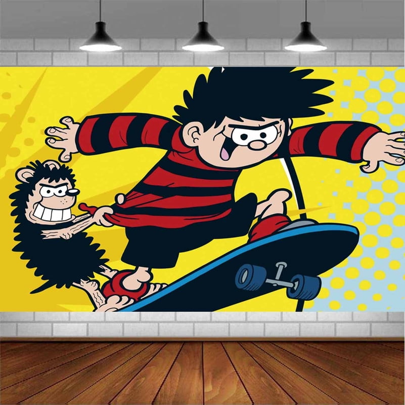 Dennis the Menace Backdrop Banner Party Supplies Poster Movie Theme ...
