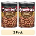 (2 pack) Dennison's Original Chili Con Carne with Beans, Canned Chili ...