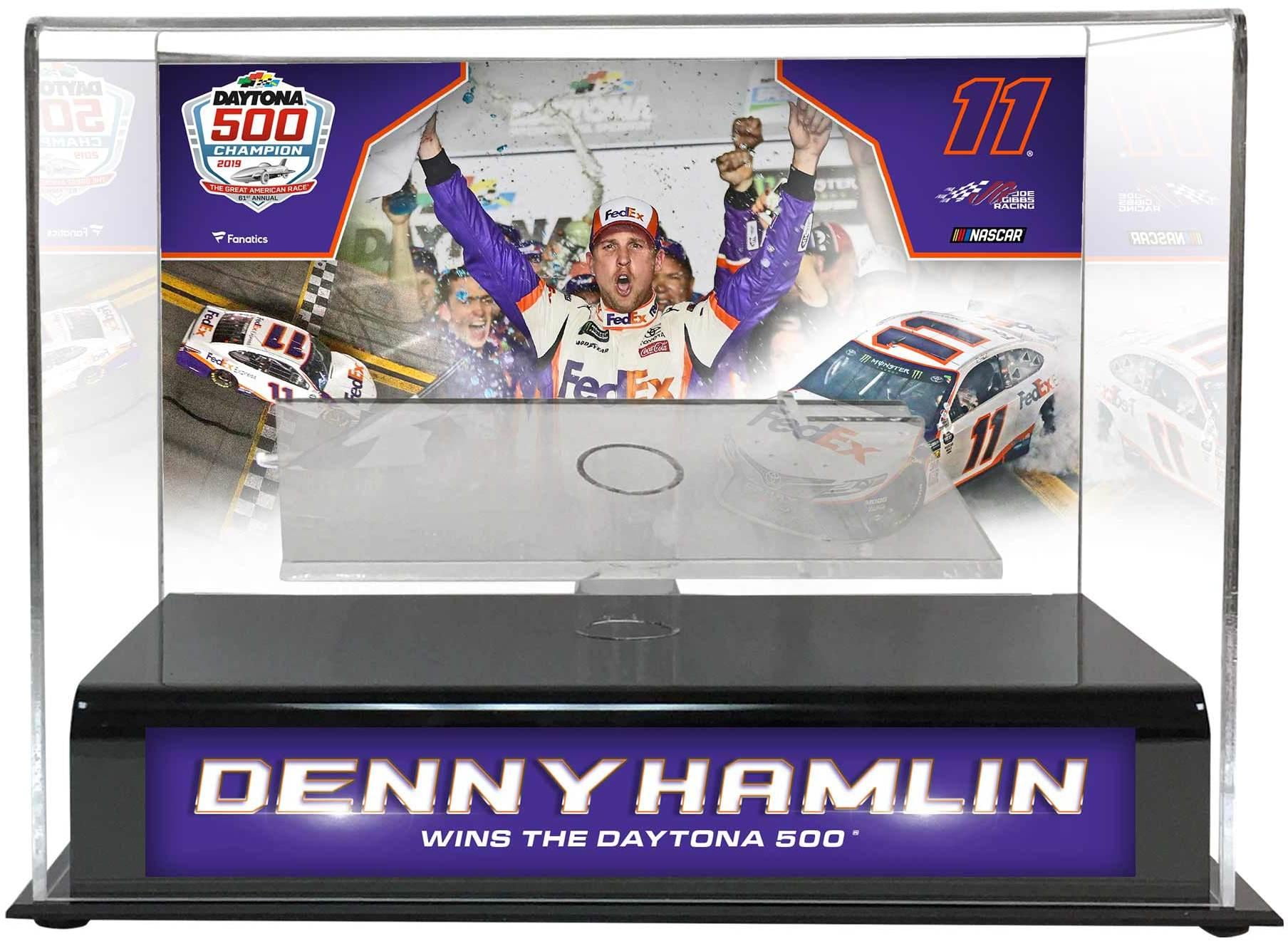 Denny Hamlin 2019 Daytona 500 Champion 1:24 Die Cast Display Case with ...