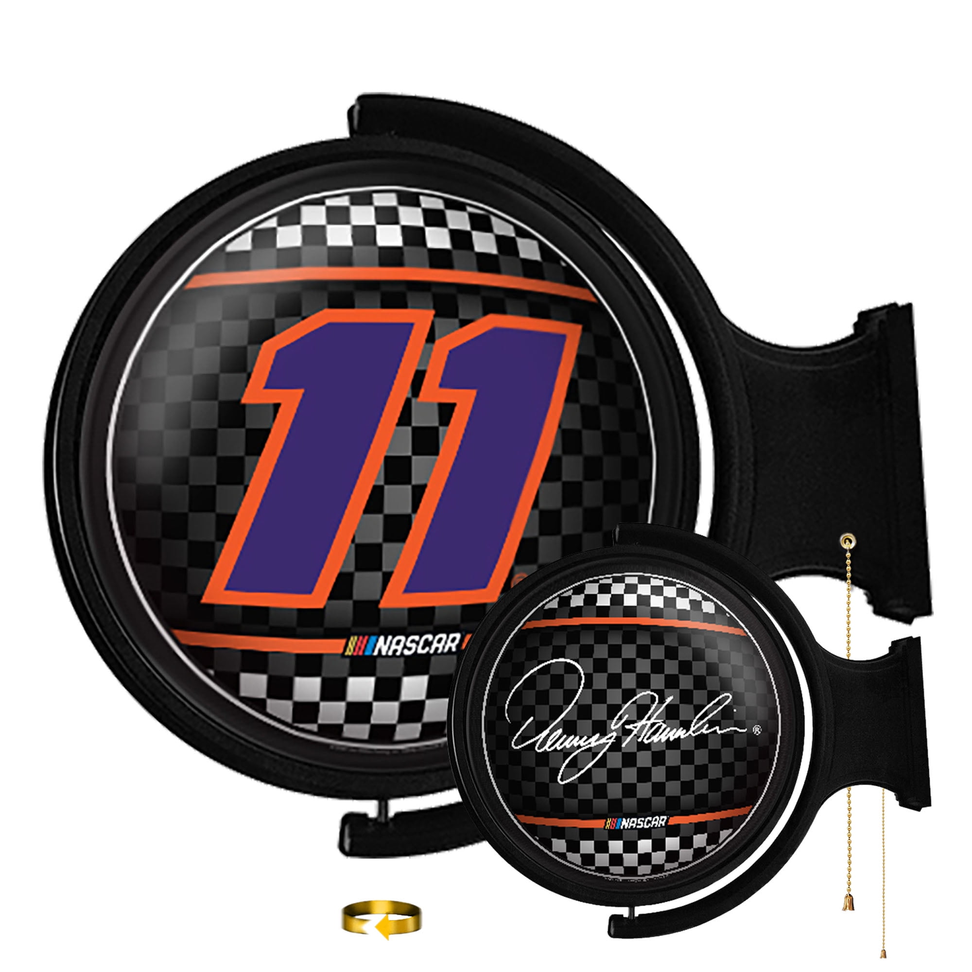 Denny Hamlin 21'' x 23'' Rotating Lighted Wall Sign - Walmart.com