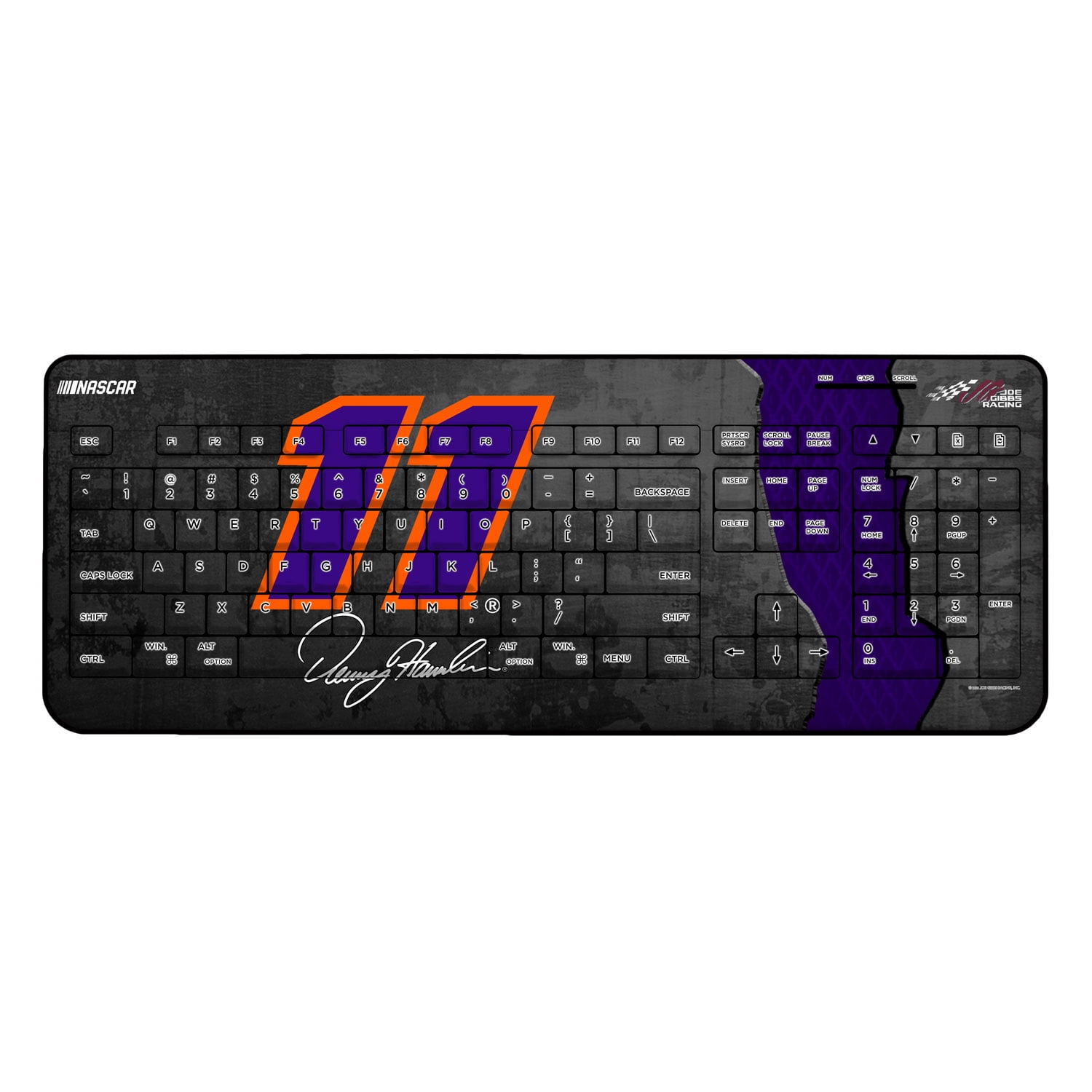 Denny Hamlin Fast Car Wireless Keyboard - Walmart.com