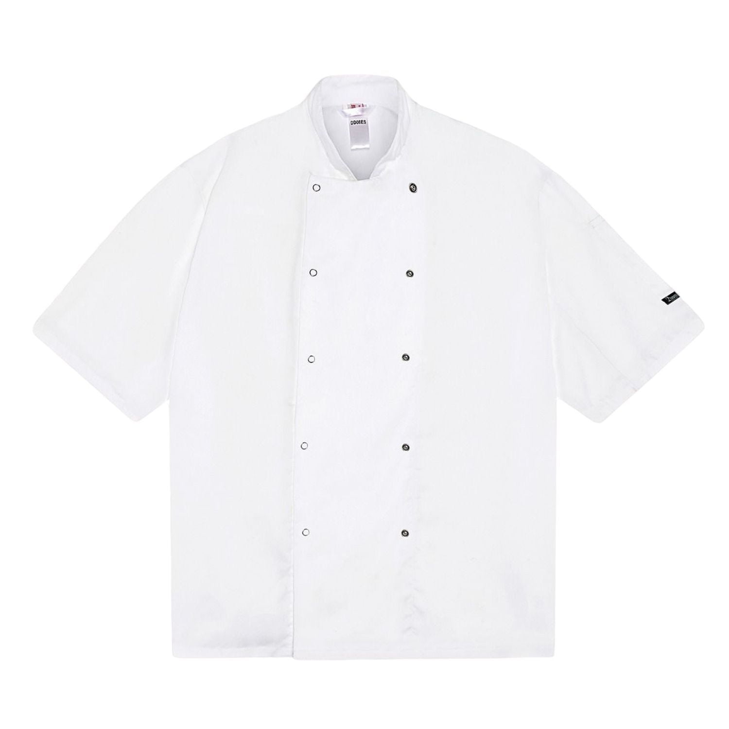 Dennys Mens Stud Front Short-Sleeved Chef Jacket - Walmart.com