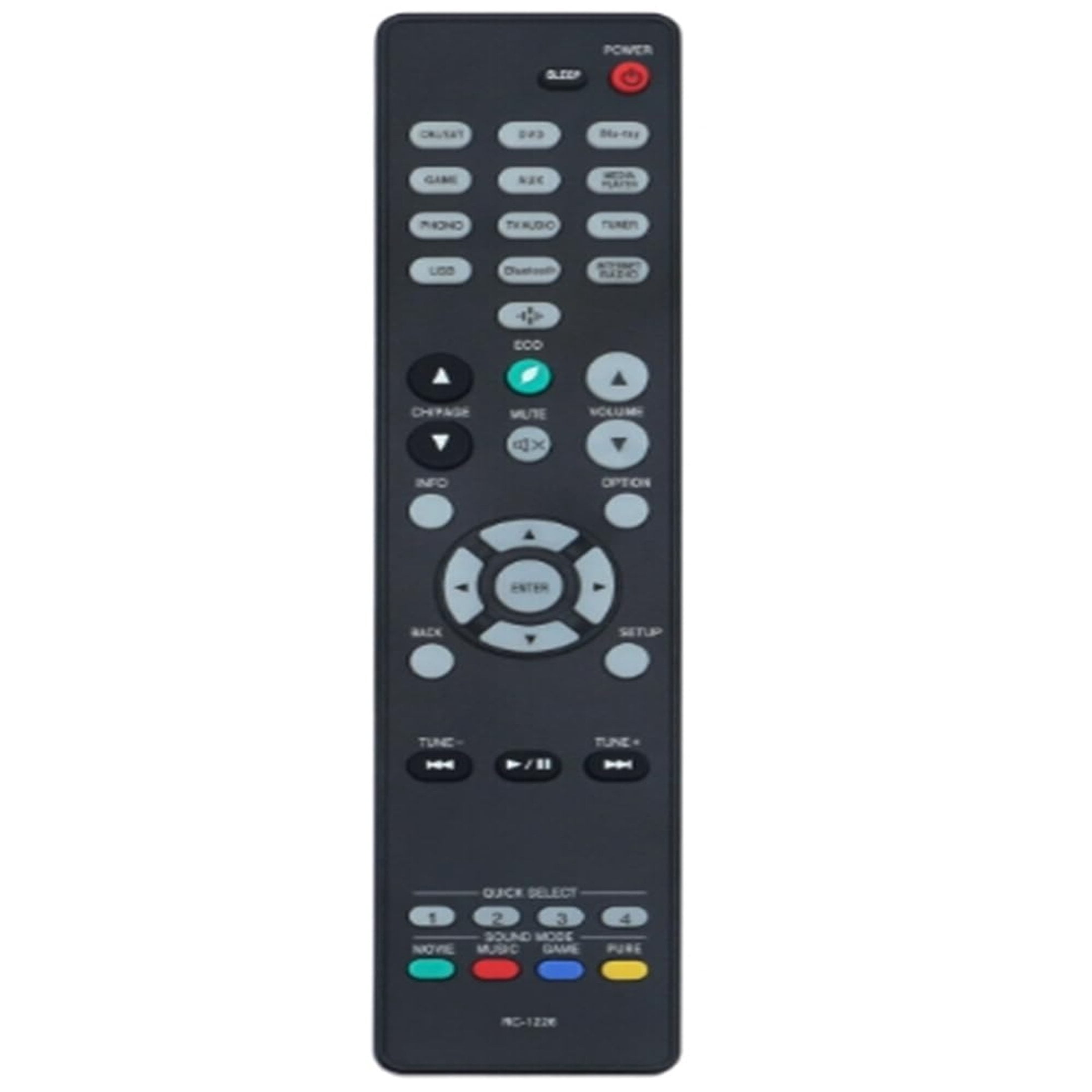 Denon AV Receiver Remote Control Replacement RC-1226 Compatible ...