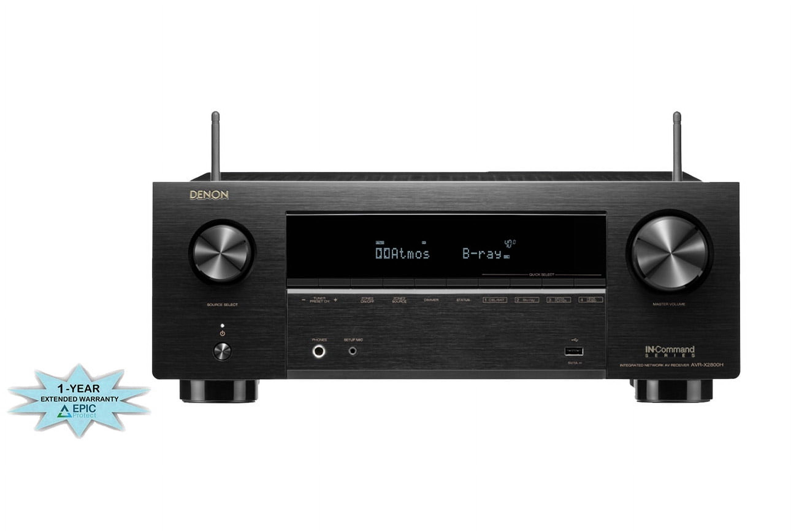 Sony STR-AN1000 7.2 Channel 8K AV Receiver with Sony Speakers Bundle ...