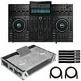 Denon DJ PRIME 4+ 4-Deck Standalone DJ Controller with Flight Case ...