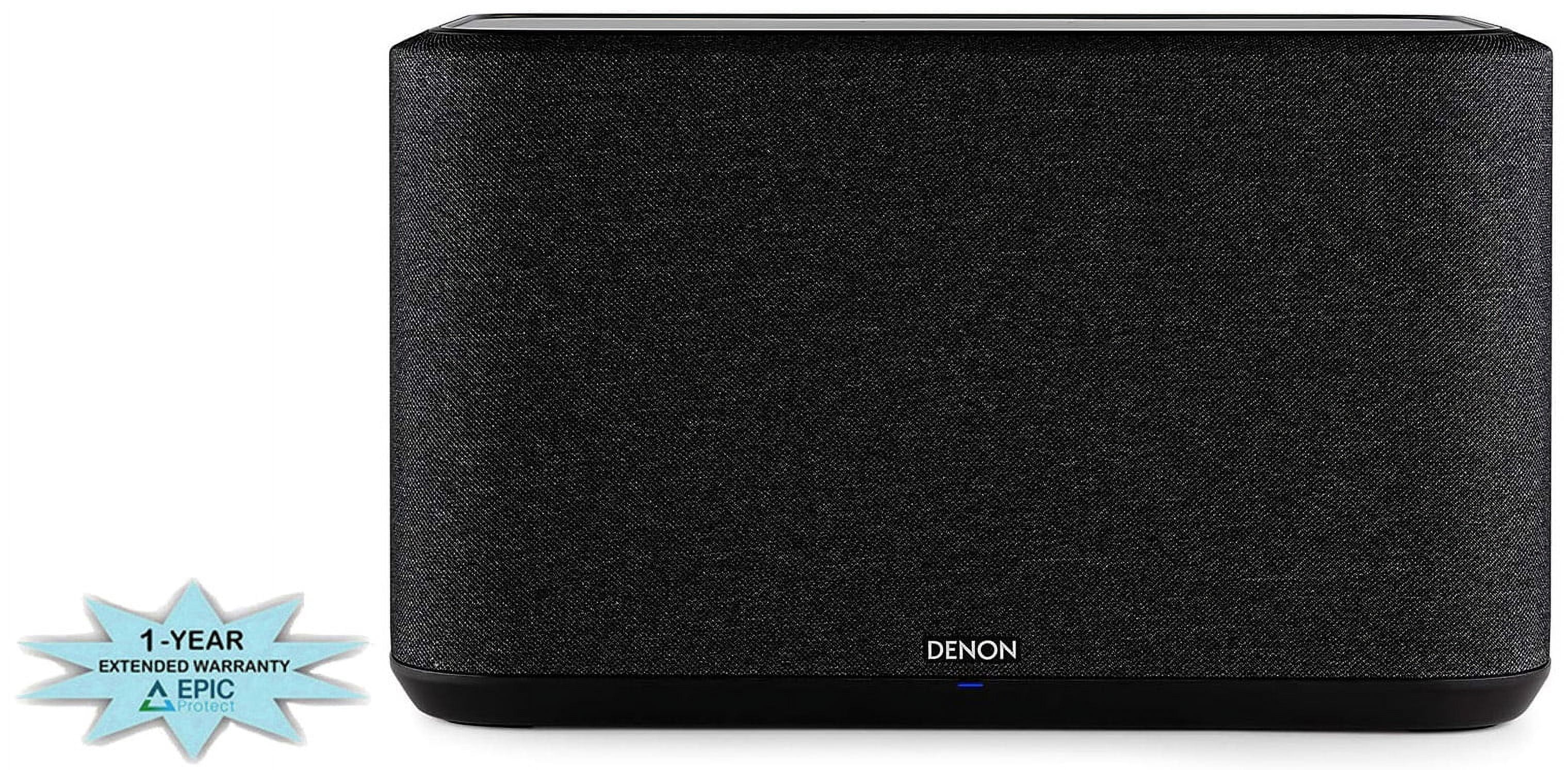 Denon Home 350 Black Built In Heos Wireless Bluetooth Speaker with an ...