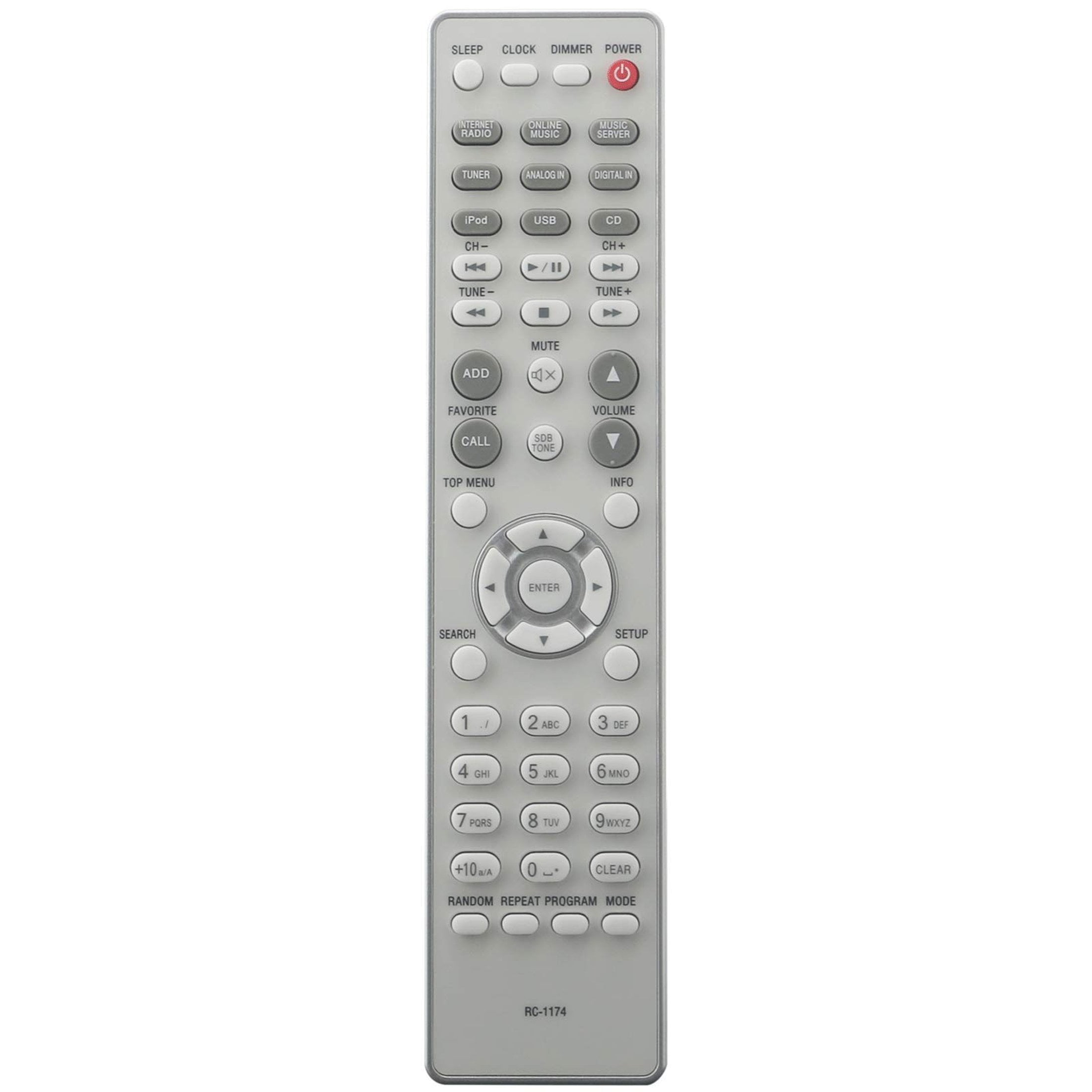 Denon RCD Series Universal Replacement Remote Control RC-1174 - Walmart.com