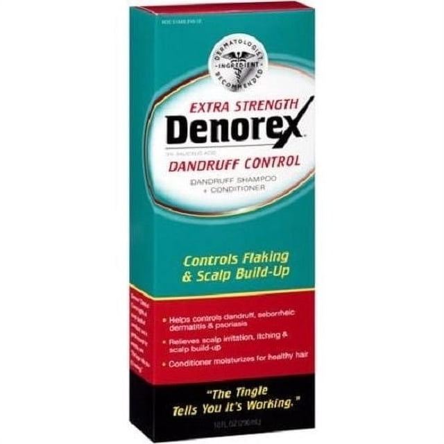 Denorex Extra Strength Anti-Dandruff 2-in-1 Shampoo & Conditioner, 10 ...