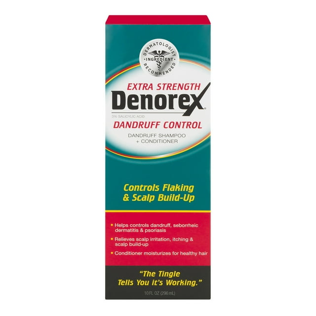 Denorex Extra Strength Medicated Dandruff Shampoo and Conditioner, 10 ...