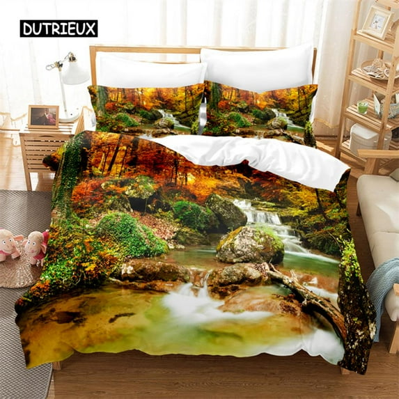 Dense Forest Bedding Set Duvet Cover Set 3d Bedding Digital Printing ...