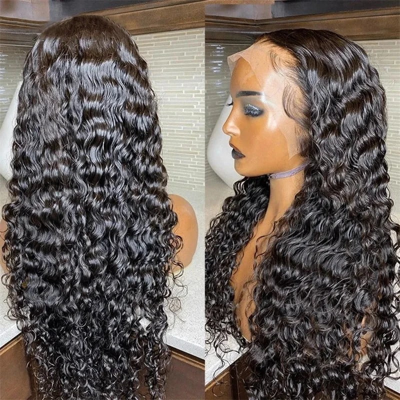 Density13 by 6 Lace Front Water Weave Wig 40inches180gram - Walmart.com