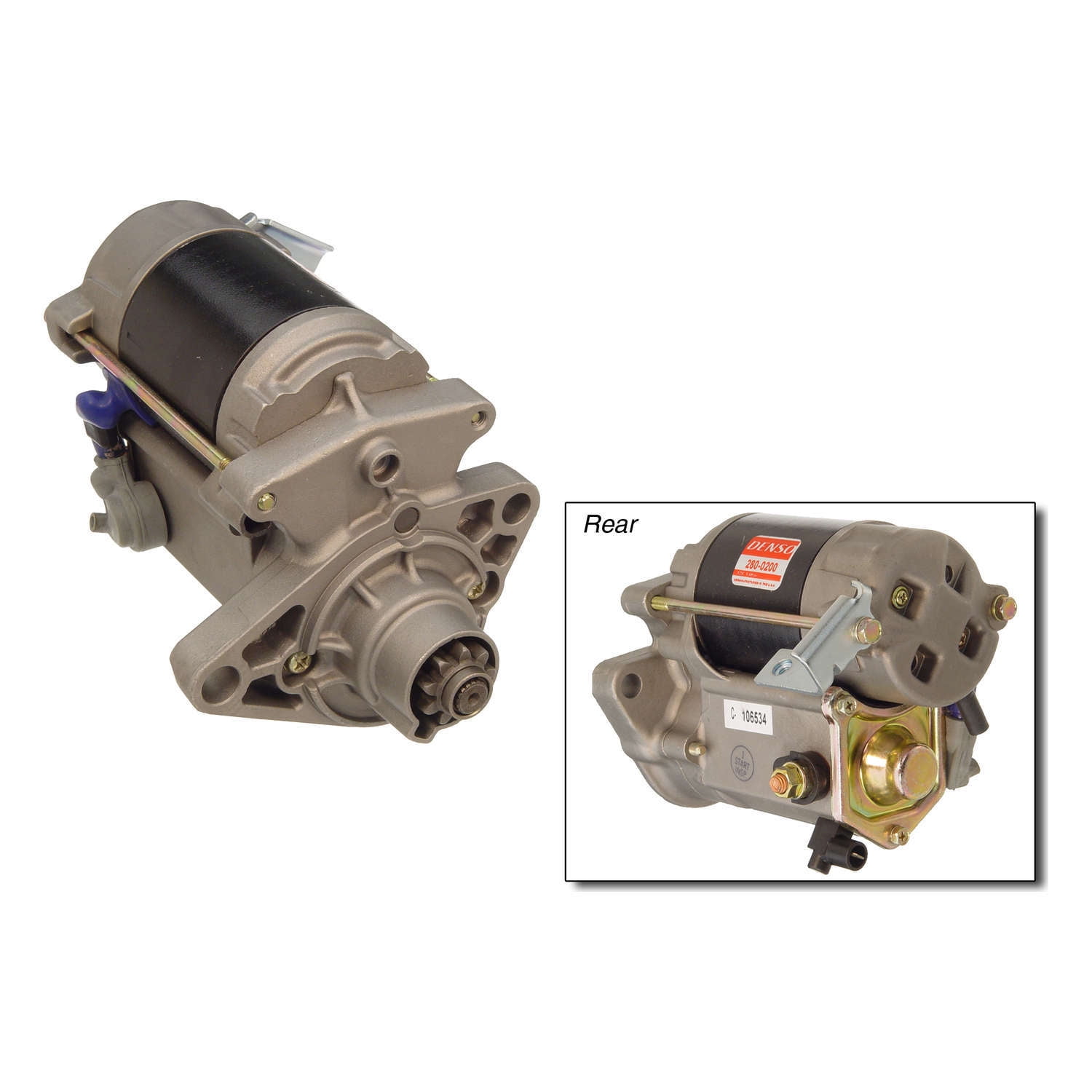 Denso Reman 280-0200 Starter Motor Fits 1992 Honda Accord - Walmart.com