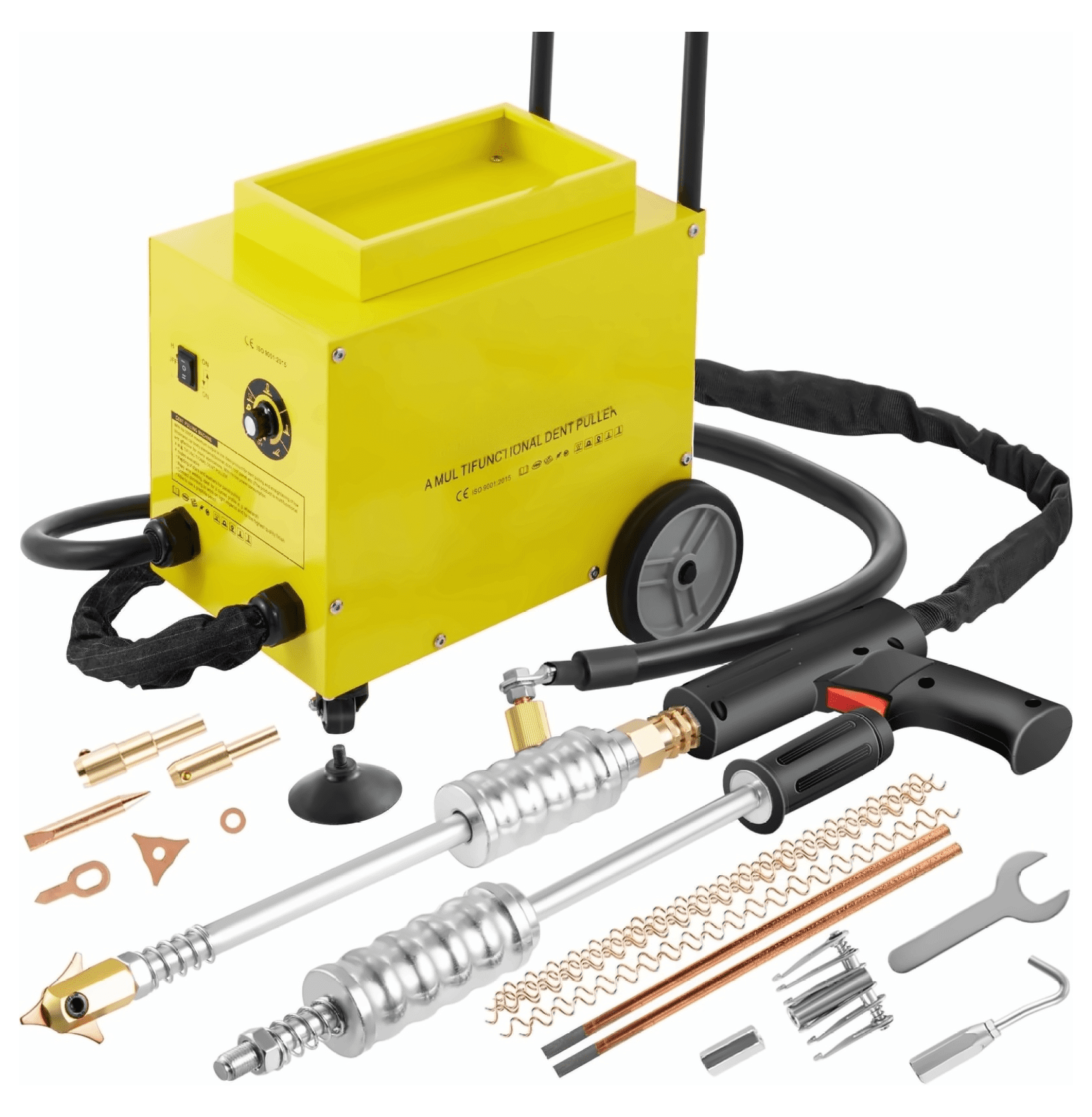 Dent Puller Spot Welder - 4.5KVA Auto Dent Repair System with 2 Guns ...