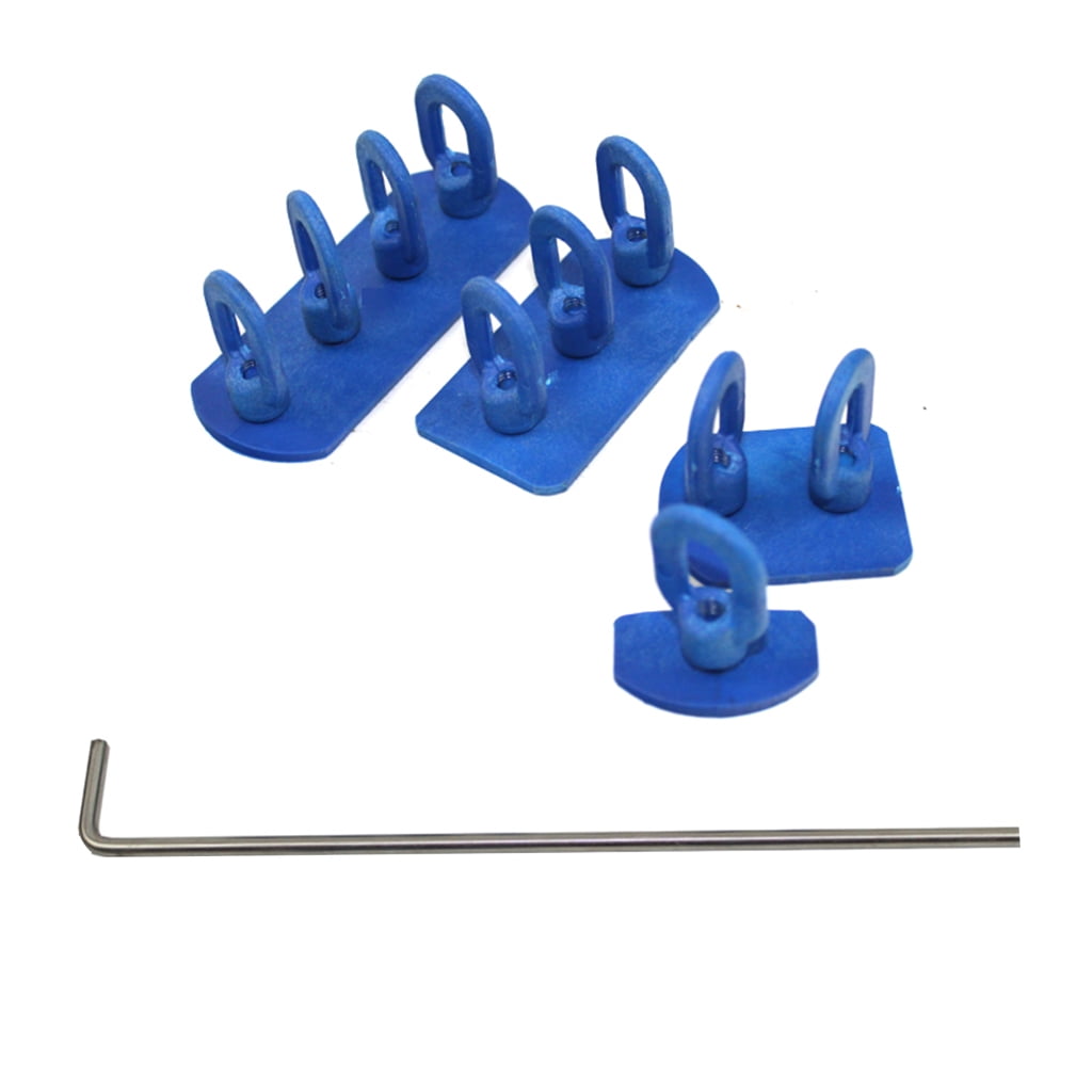 Dent Removal Puller Tabs Teeth Tools Kit with L Sticks for Big Dent ...