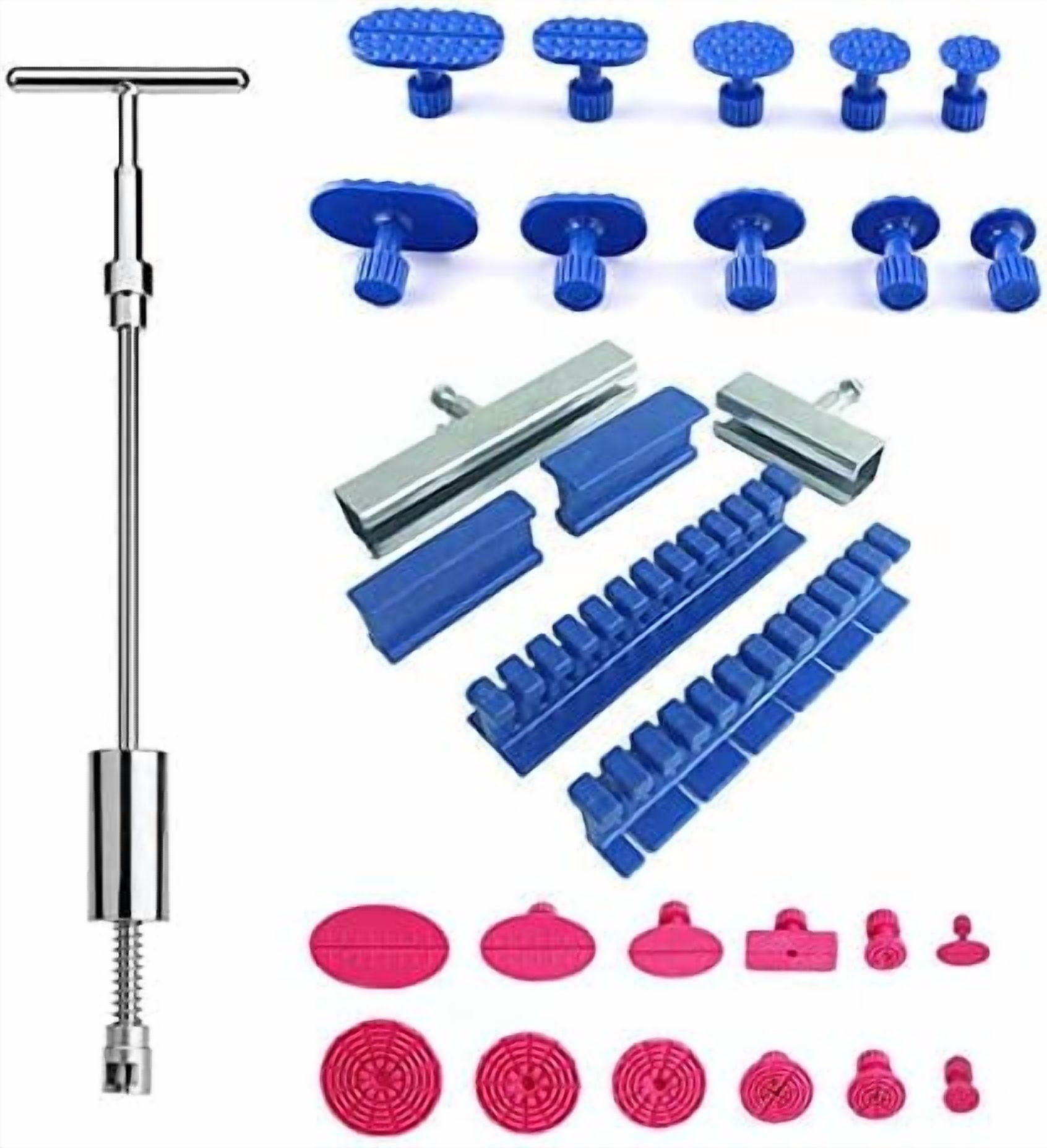 Dent Repair Kit - 2 in 1 Dent Puller Paintless Dent Repair with T-bar ...