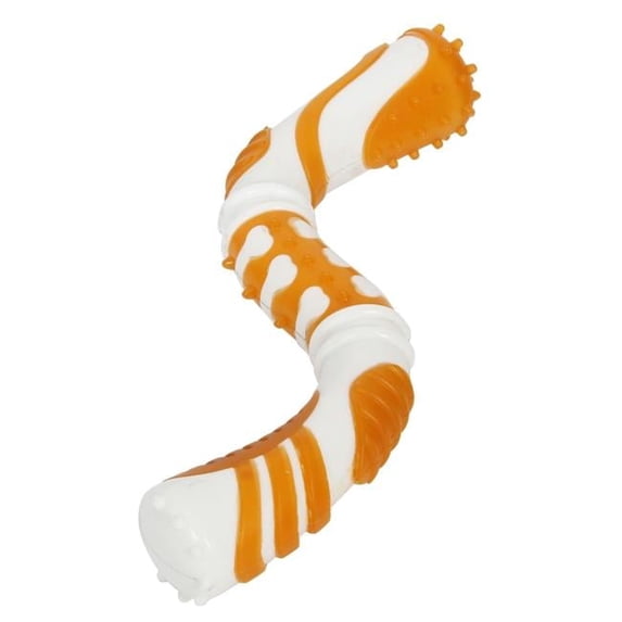 Denta-Twist TPR Durable Dental Chew Toy, Orange - One Size - Walmart.com