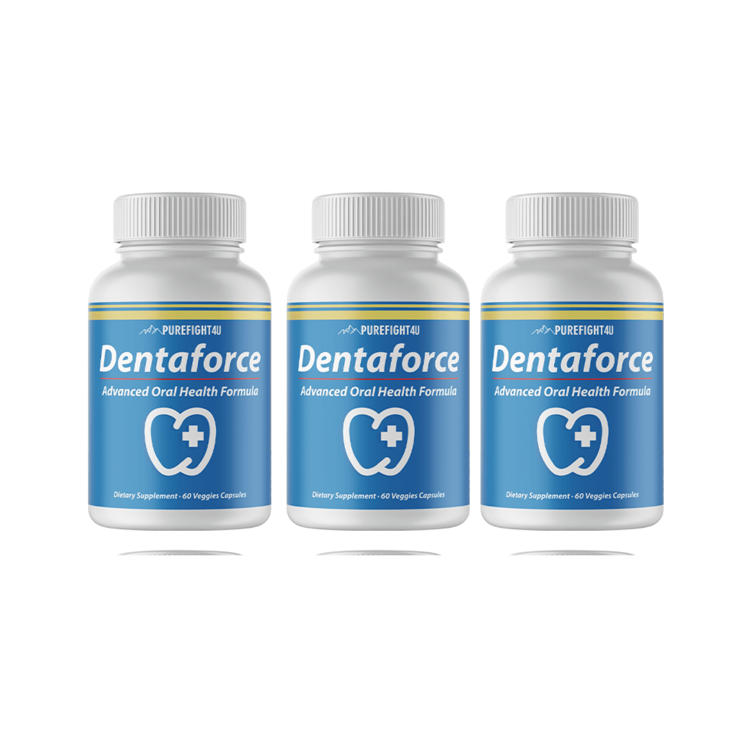 DentaForce Teeth & Gum Supplement - 12 Bottles 720 Capsules - Walmart.com