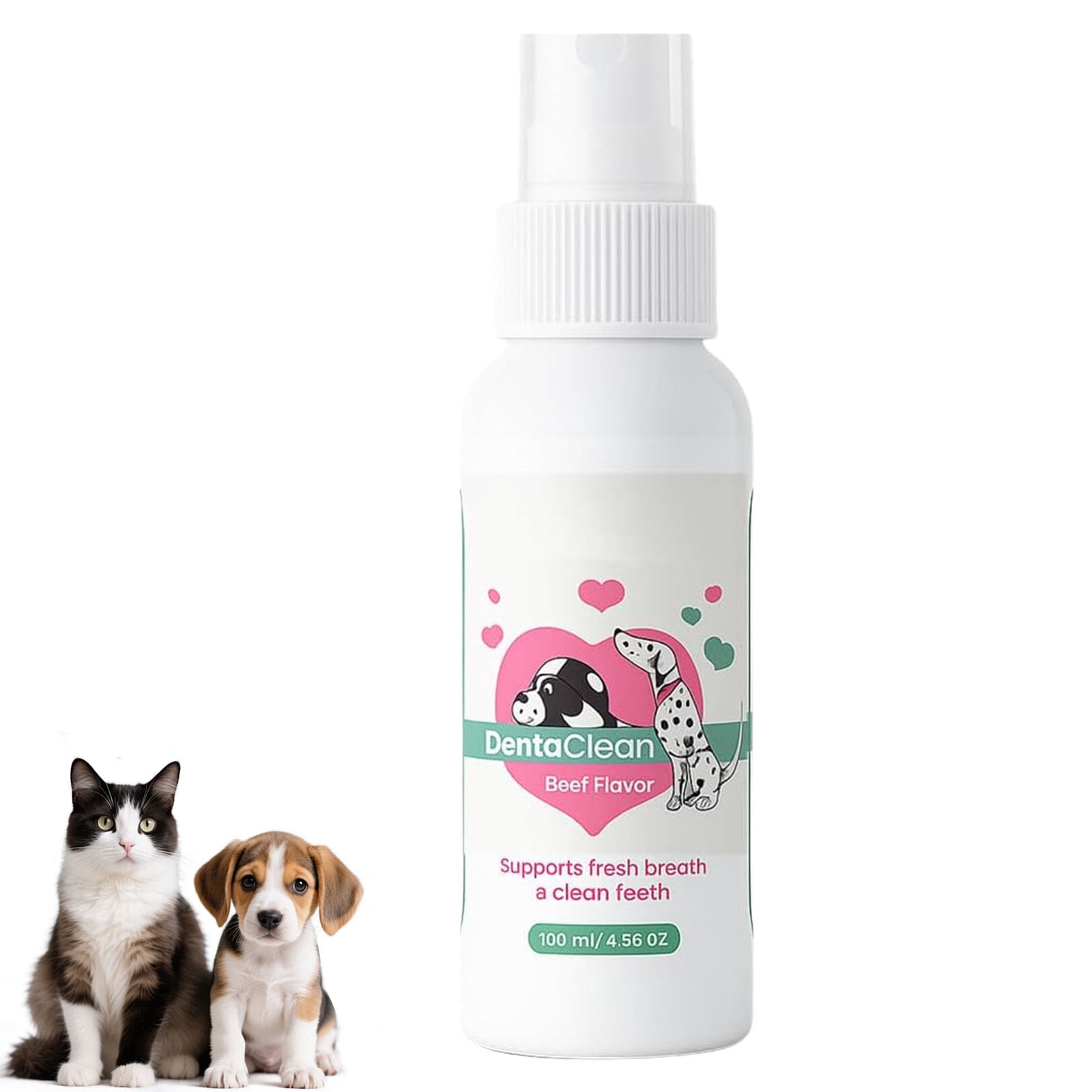 Dentaclean Spray for Dogs & Cats – No-Brush Plaque & Tartar Remover ...