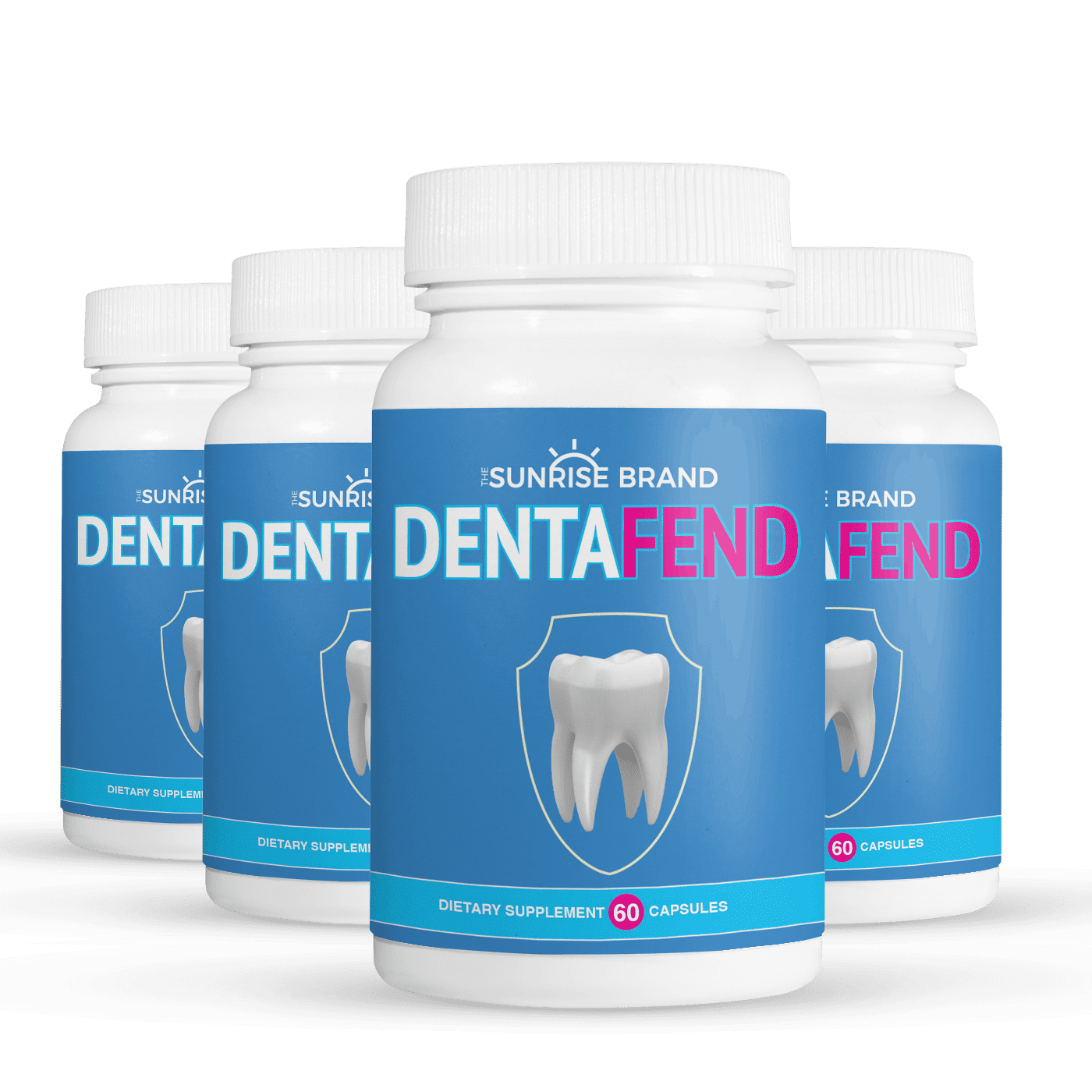 Dentafend for Teeth Supplement Dentafend Pill for Teeth - 4 Bottles 240 ...